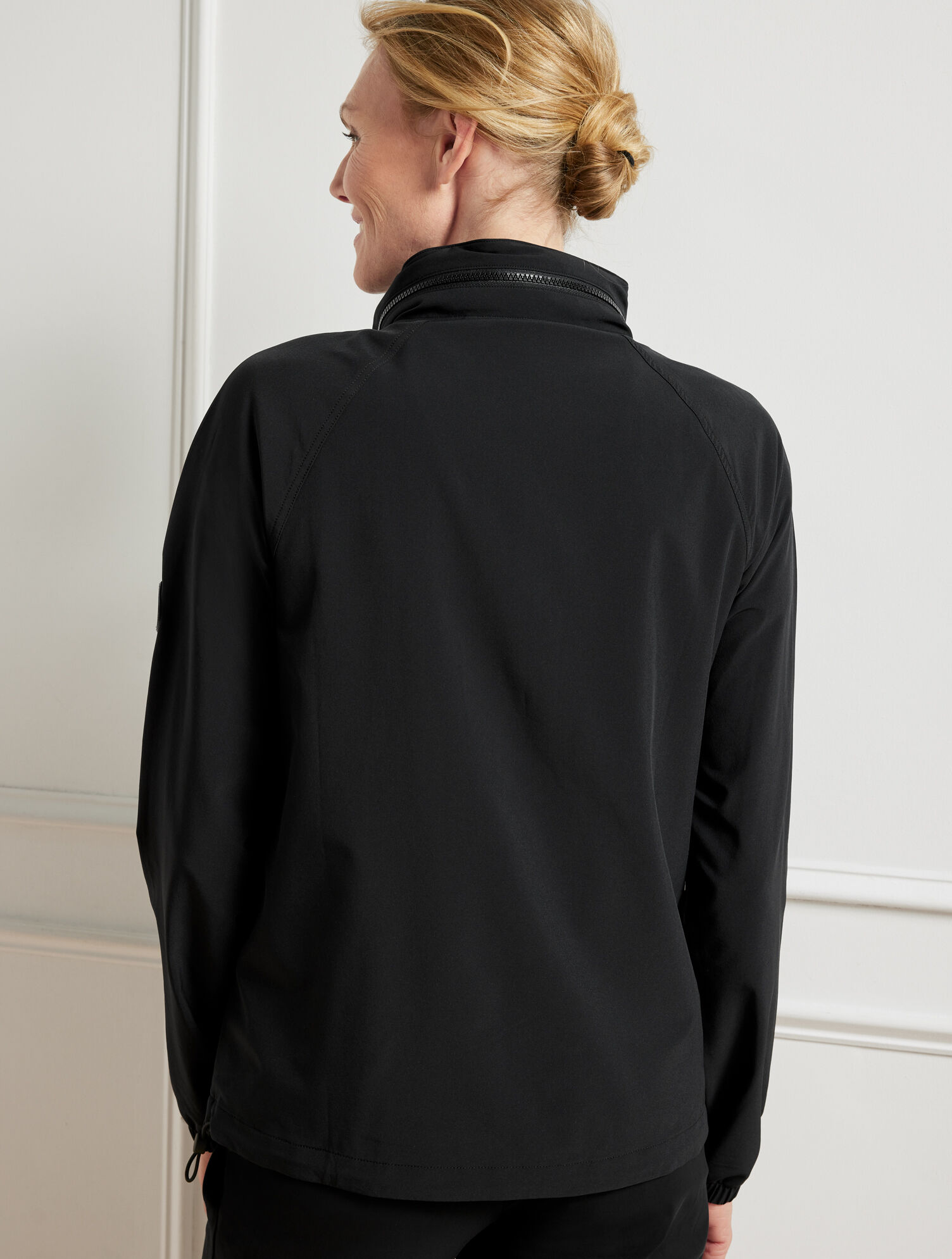 Lightweight Woven Stretch Bomber Jacket | Talbots