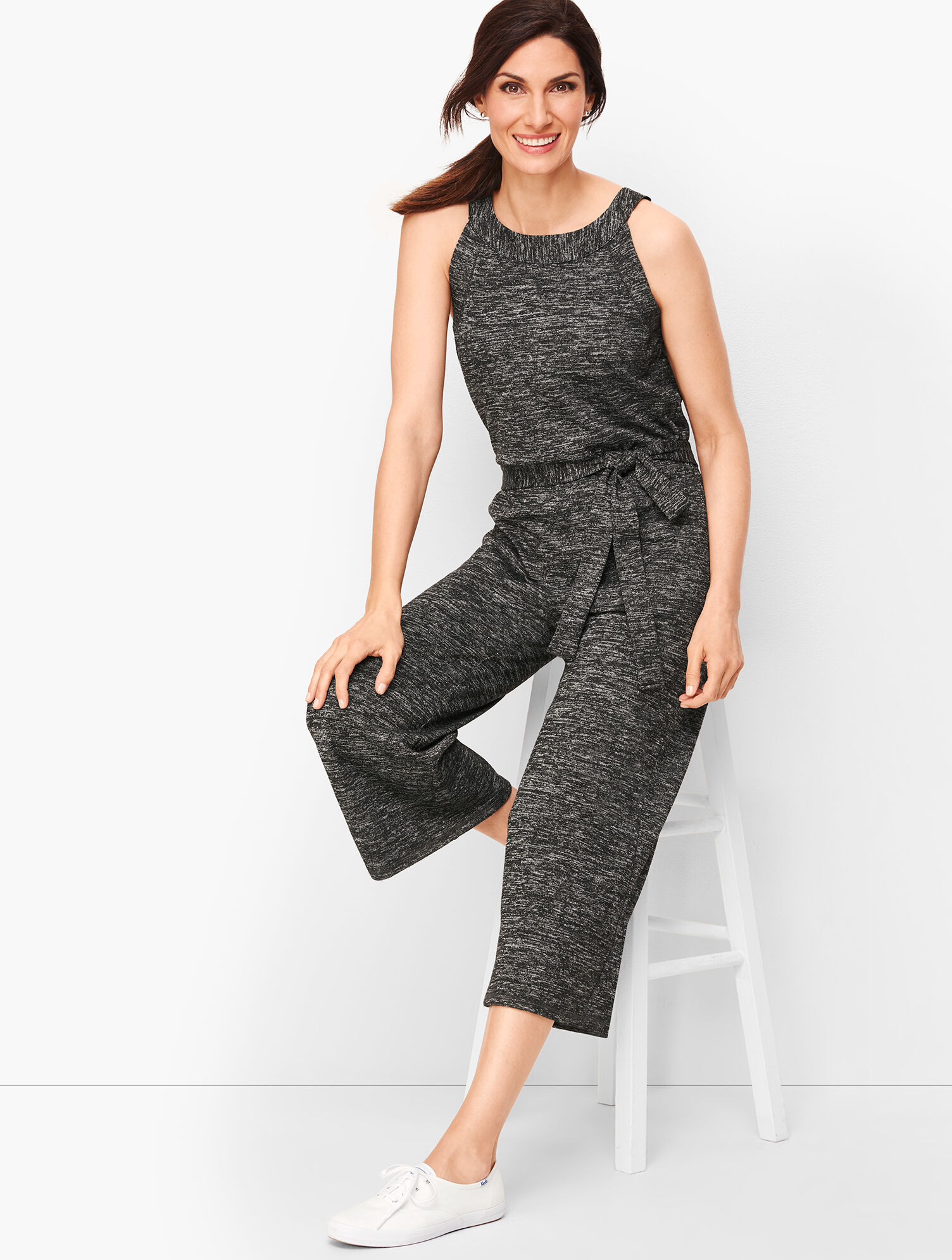Soft-Drape Jersey Romper | Talbots