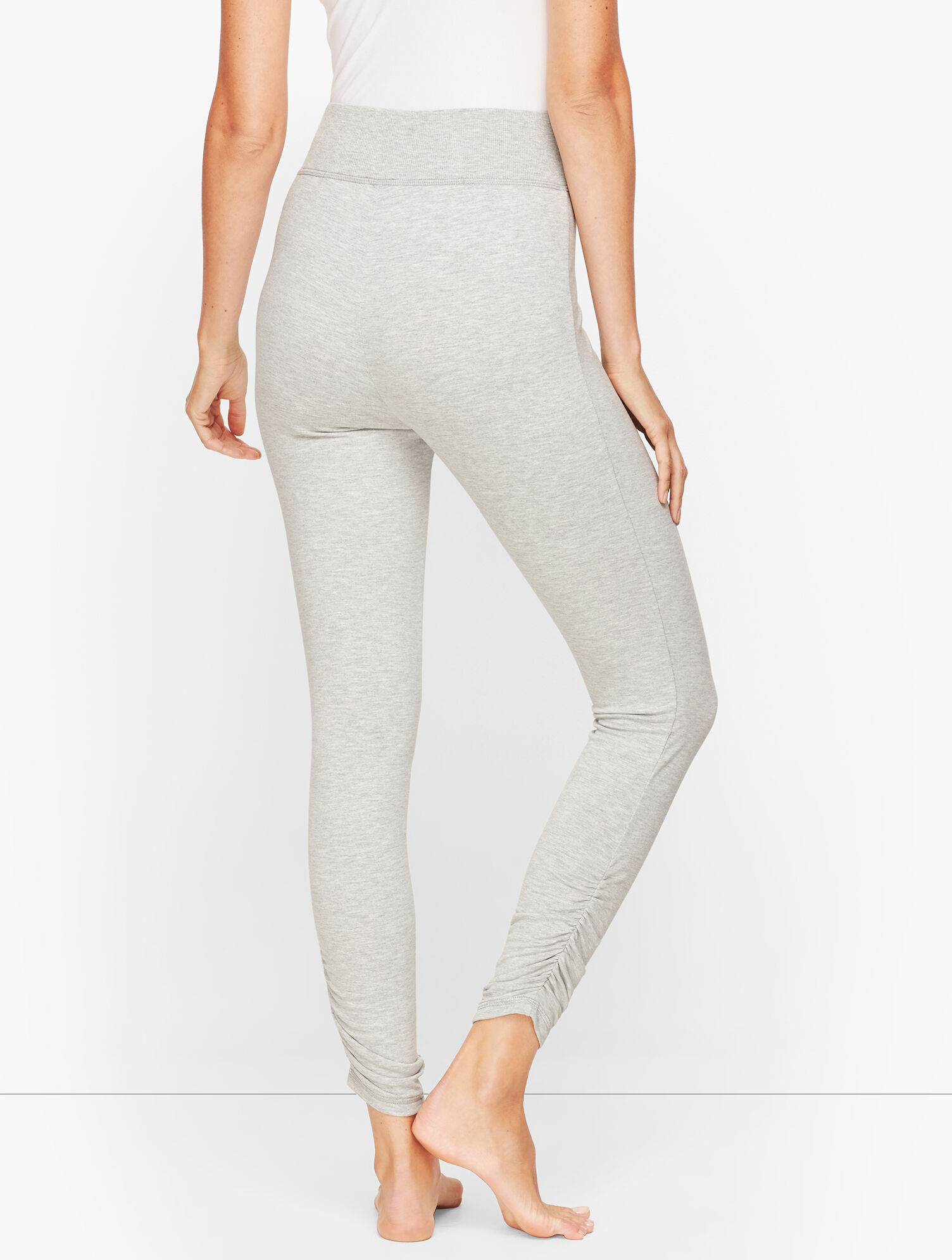 Soft Drape Ruched Leggings | Talbots