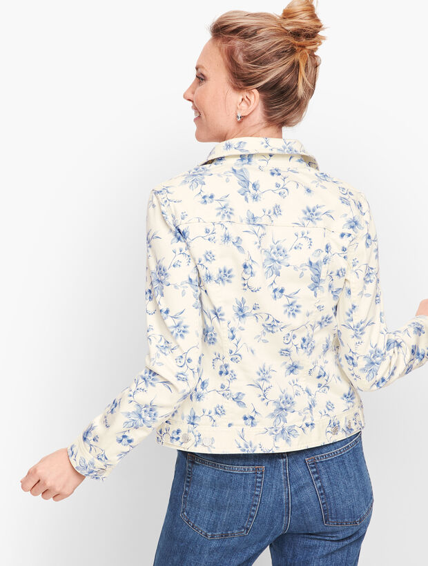 Classic Jean Jacket - Toile Print | Talbots