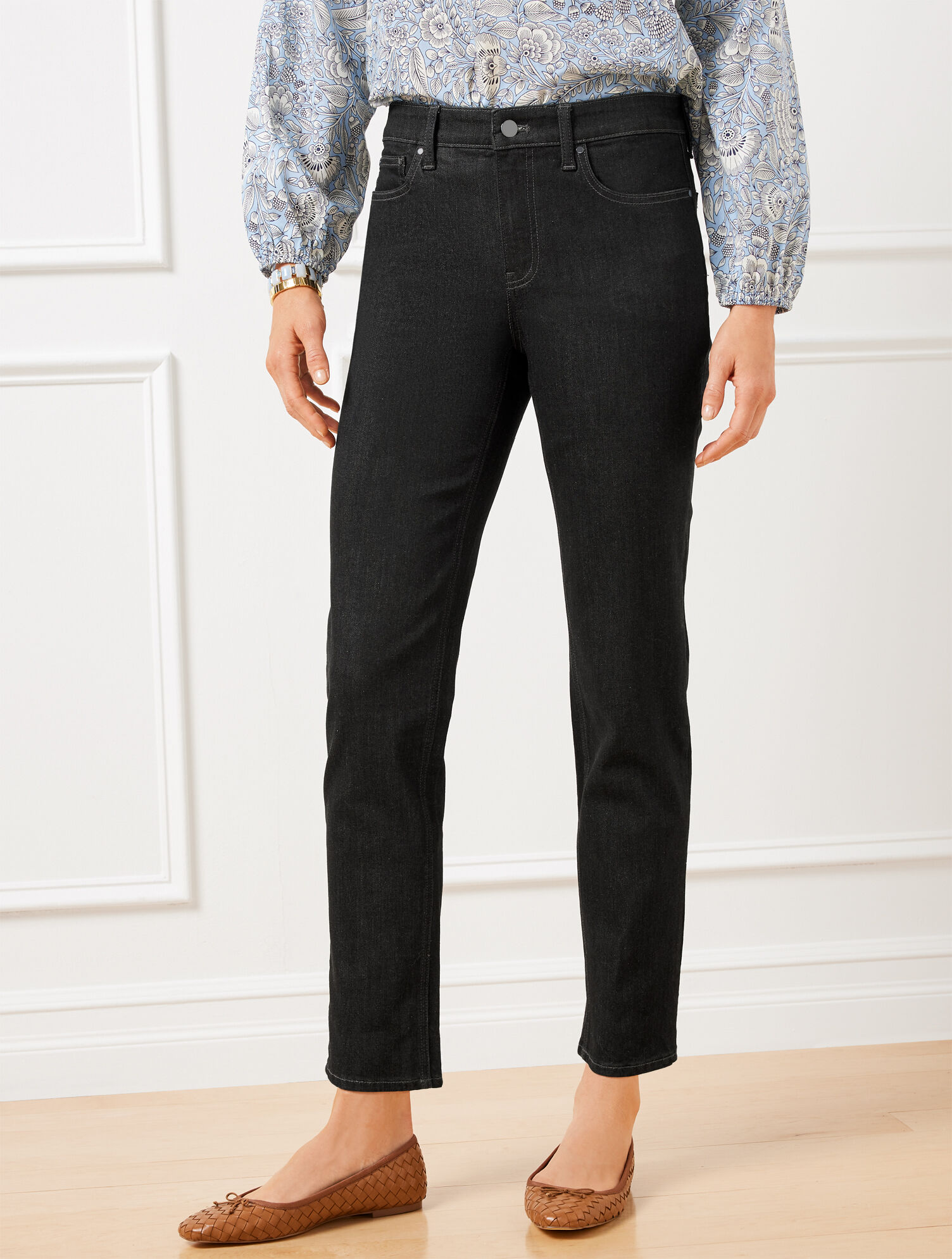 Slim Straight Ankle Jeans - Elliot Wash | Talbots