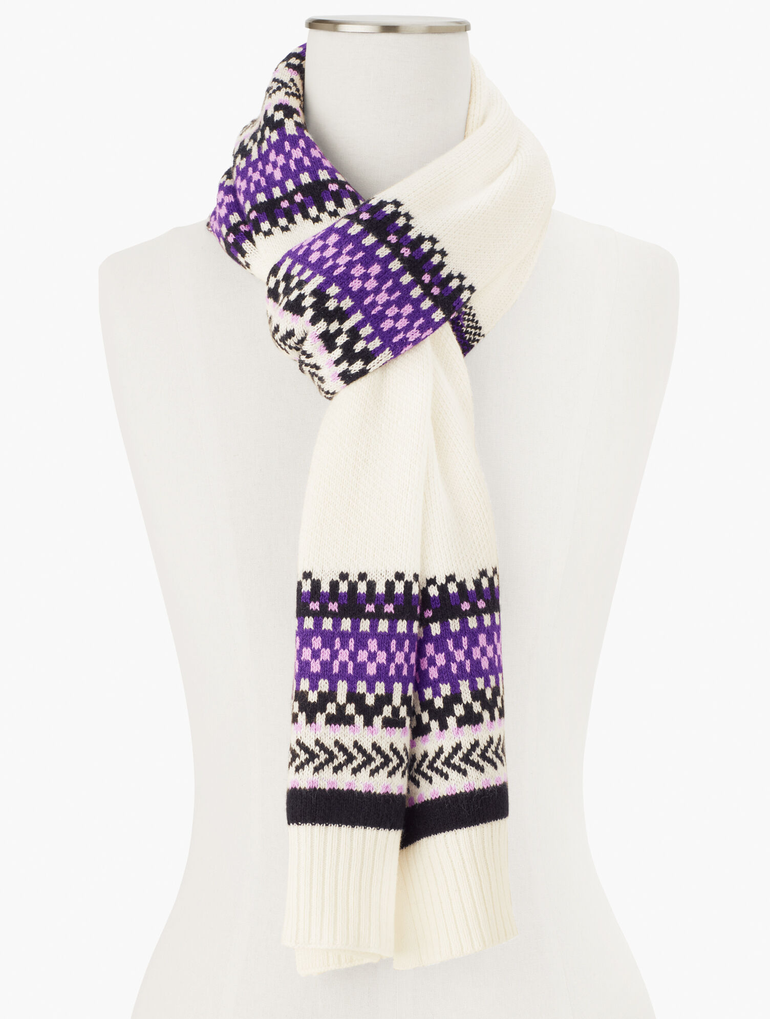 Joyful Fair Isle Scarf | Talbots