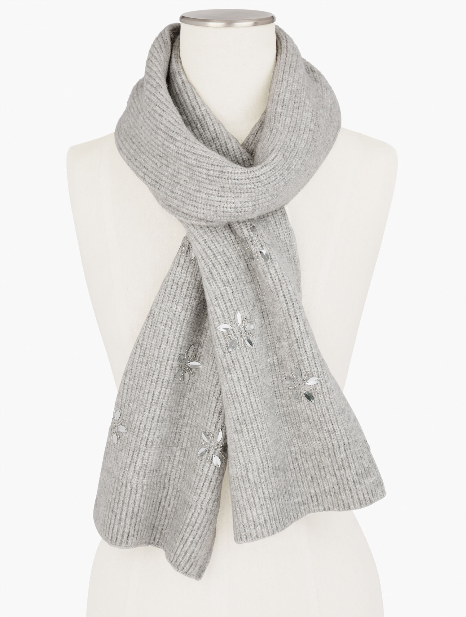 Sequin Embellished Scarf | Talbots
