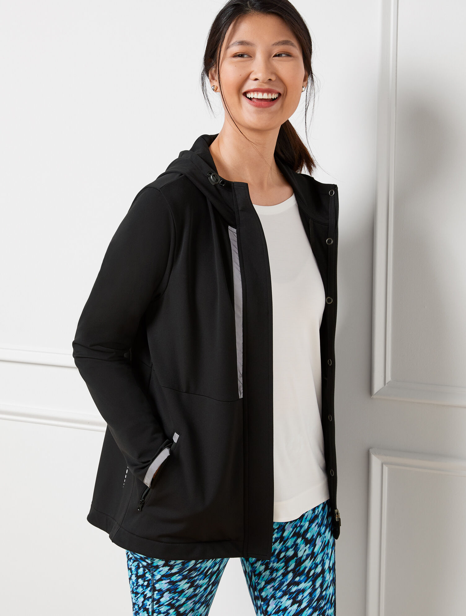 Therma-Stretch Reflective Hooded Jacket | Talbots