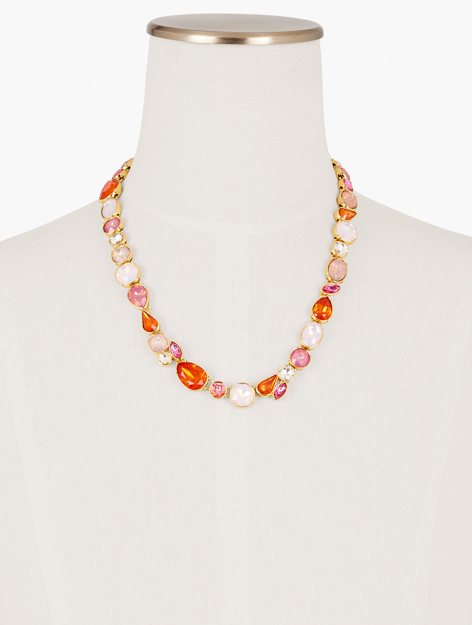 Stone Cluster Necklace | Talbots