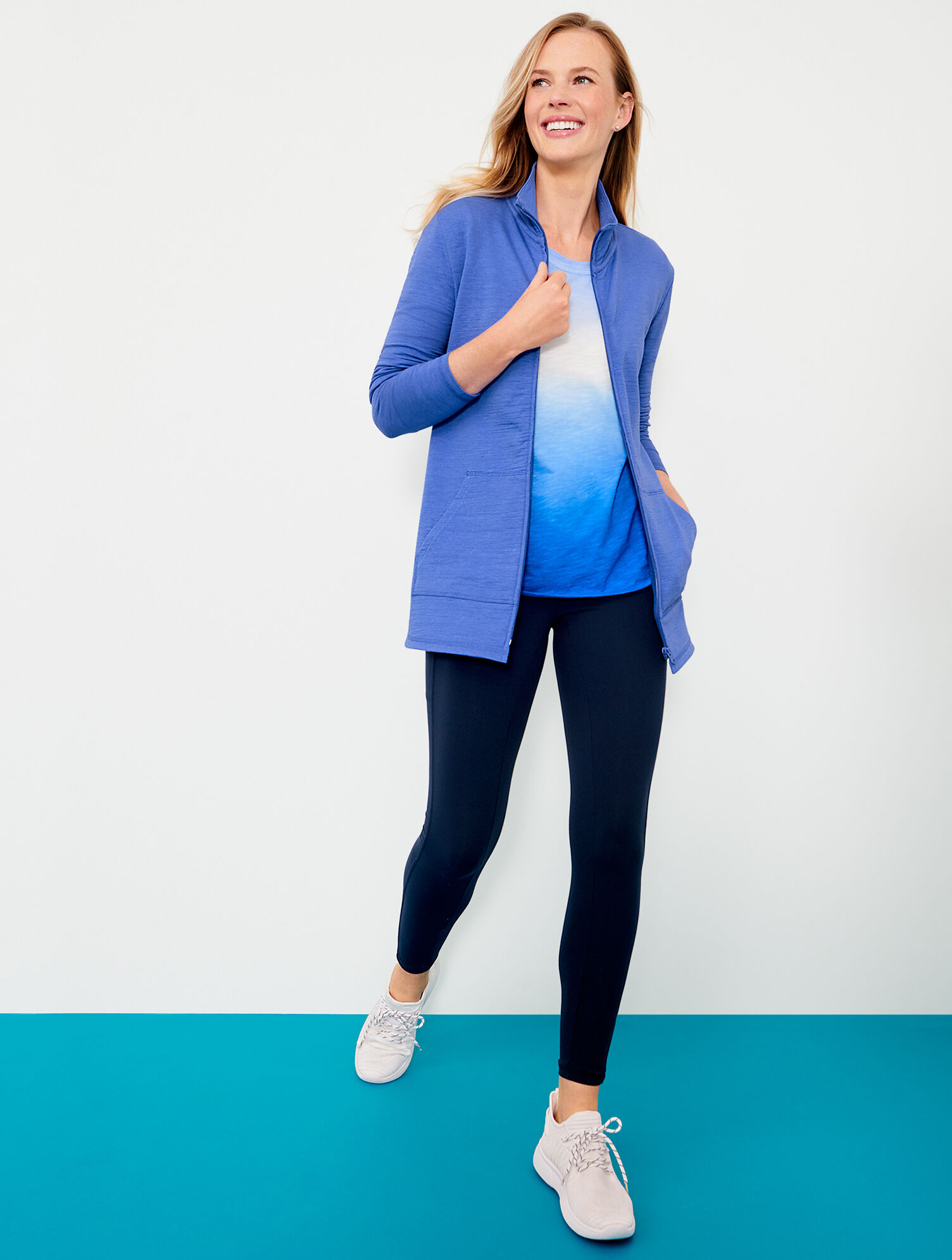 Tech Stretch Slash Pocket Leggings | Talbots