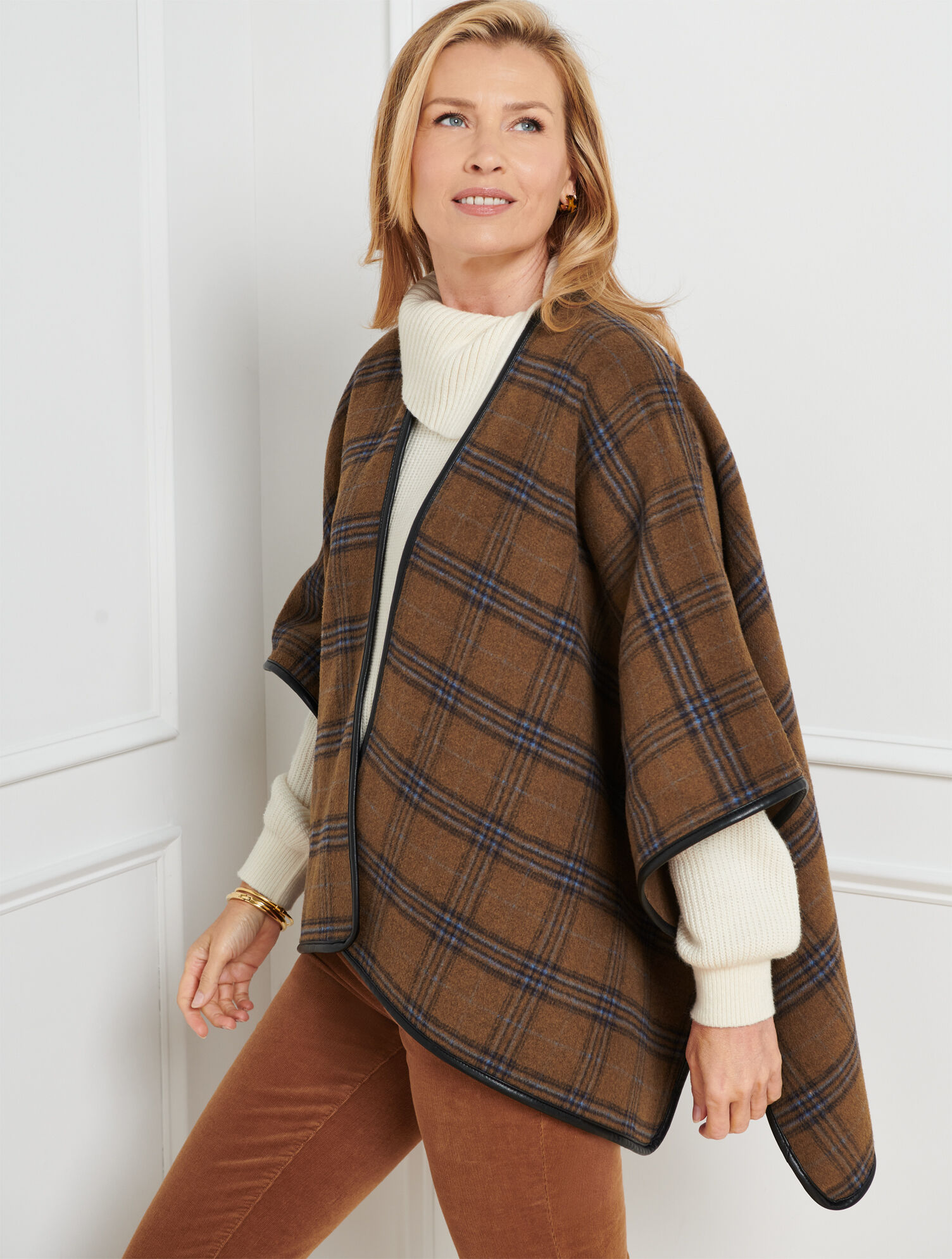 Plaid Cape | Talbots