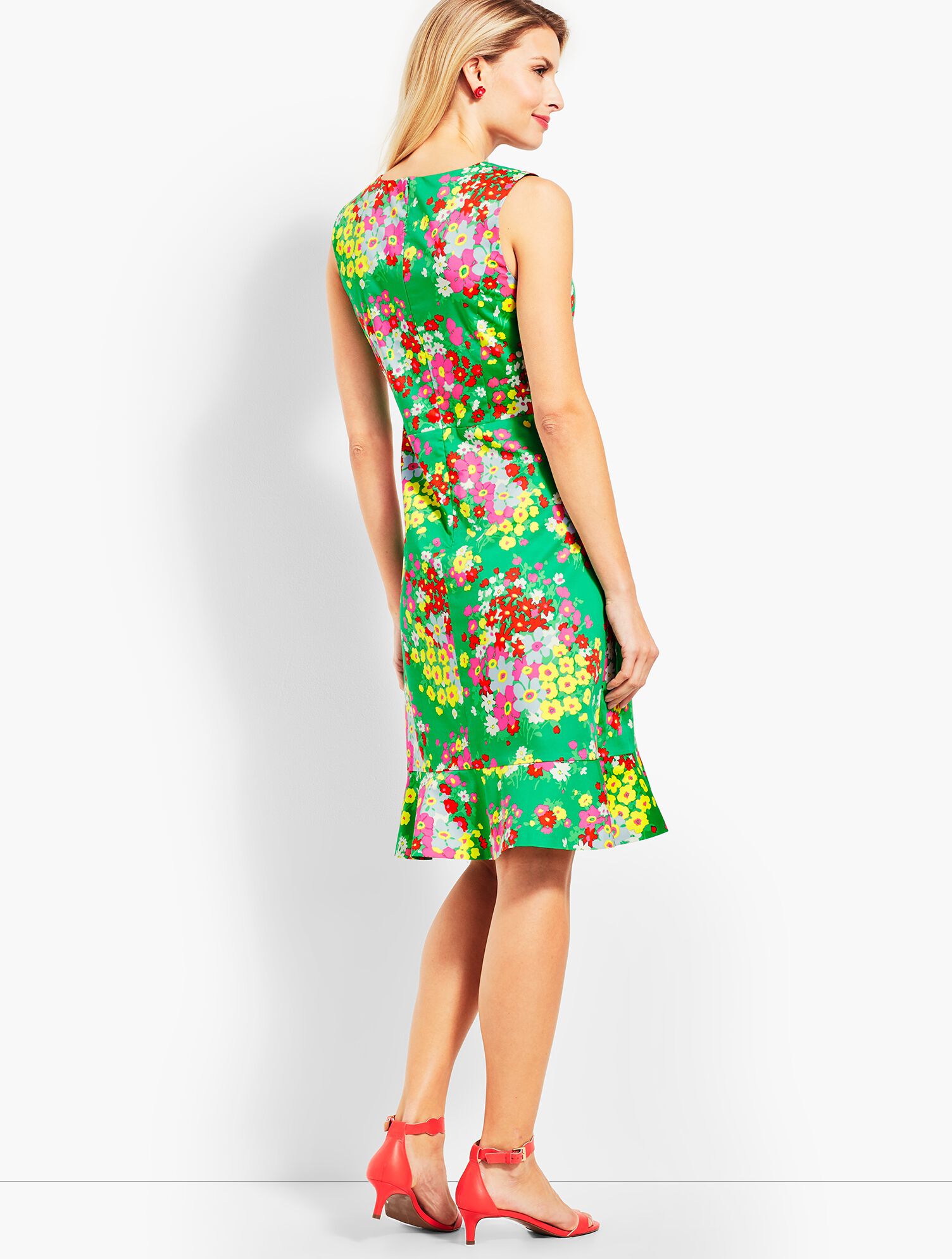 Springtime Floral Shift Dress | Talbots