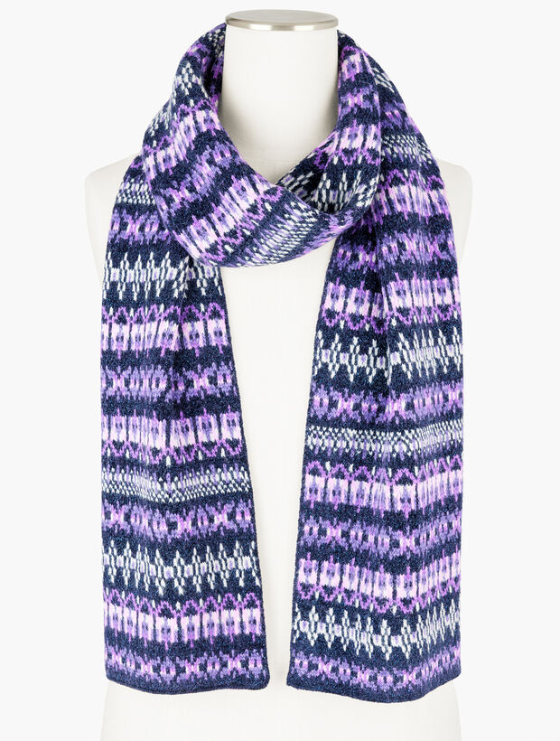 Cheerful Fair Isle Scarf | Talbots