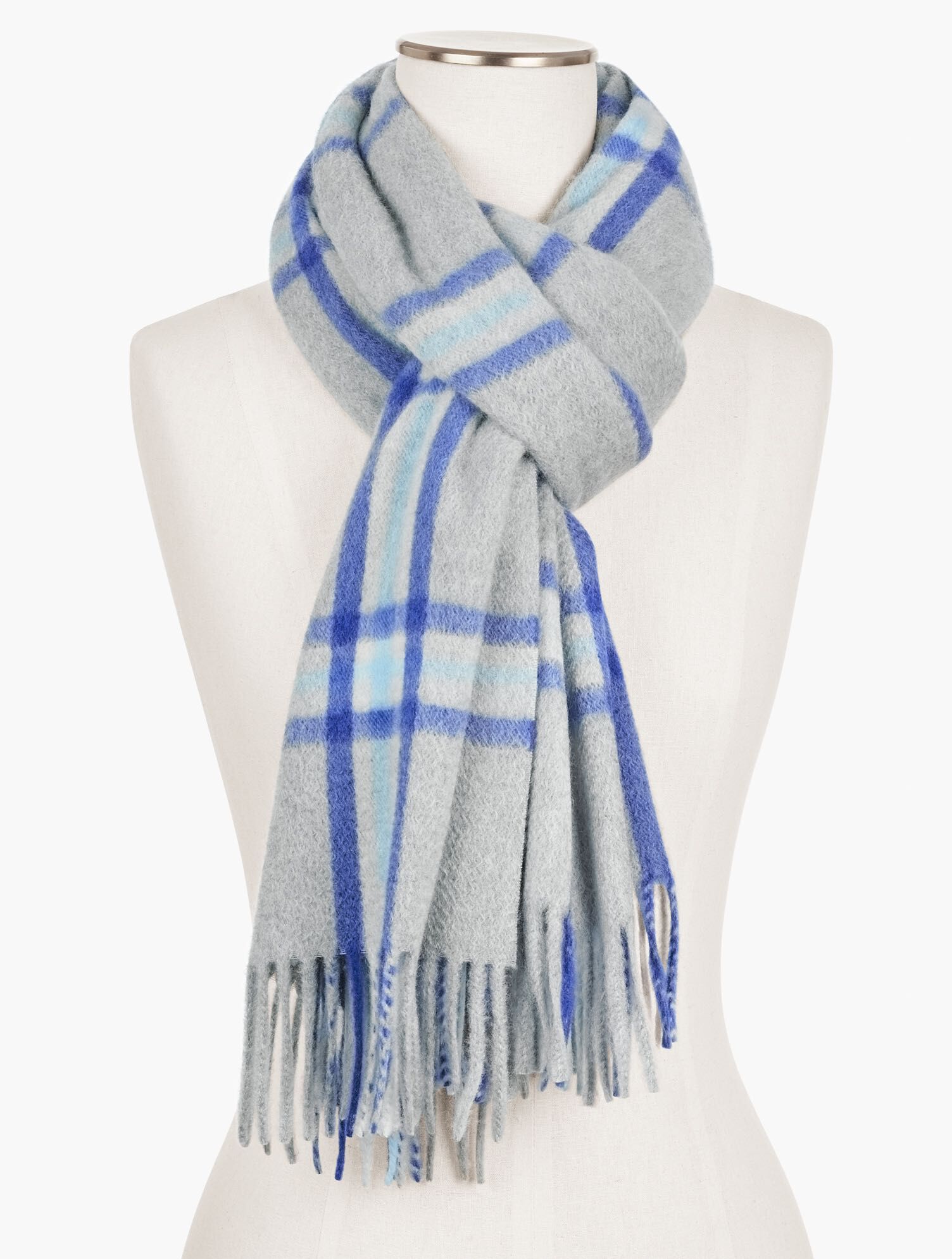 Pure Cashmere Wrap - Sleigh Plaid | Talbots