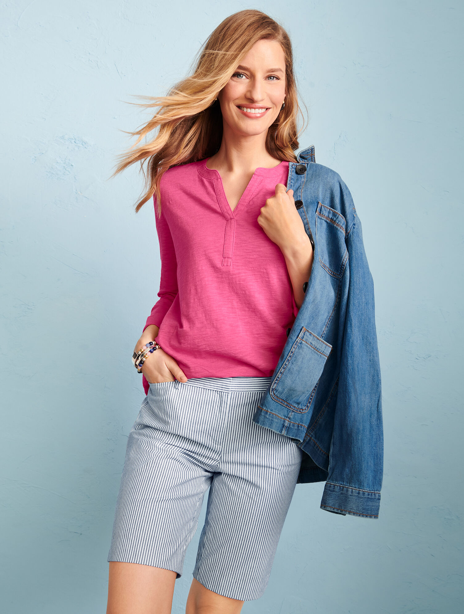 Casual Denim Jacket - Ali Wash | Talbots