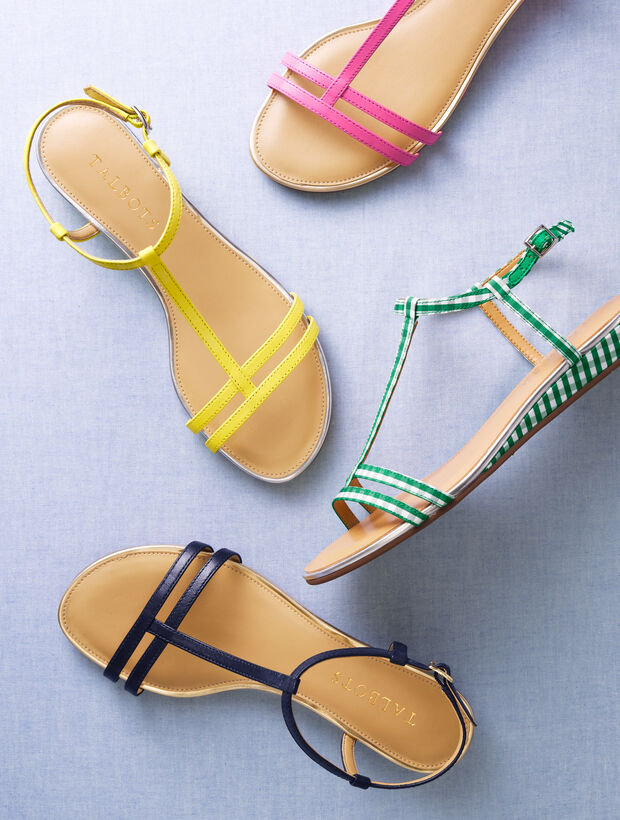 Daisy Micro-Wedge Sandals - Leather | Talbots