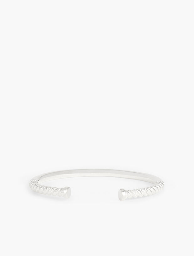 Sterling Silver Twist Of Fate Bangle | Talbots