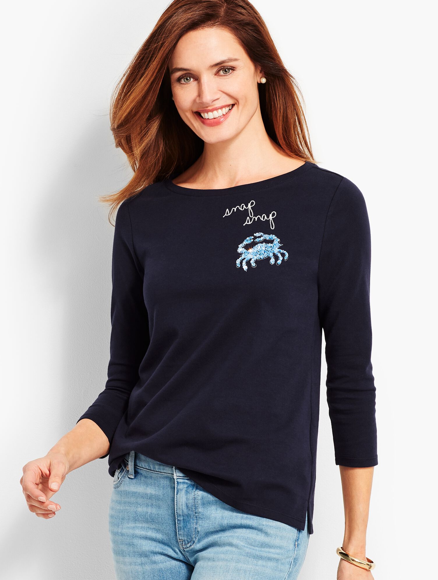 Snapping Crab Top | Talbots