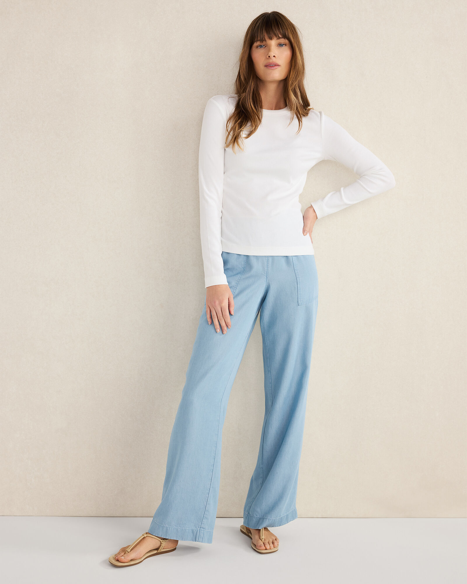 Organic Cotton Rib Knit Tee | Haven Well Within