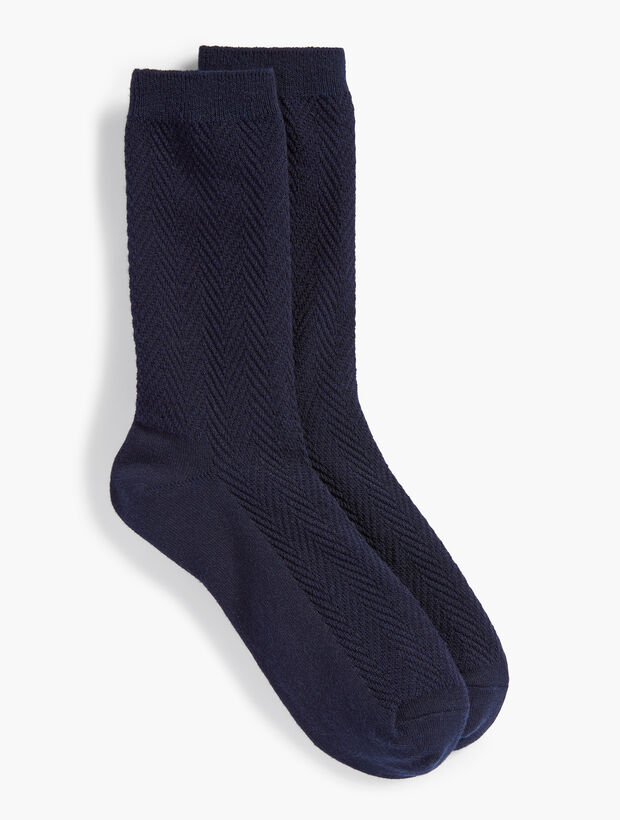 Chevron Trouser Socks | Talbots
