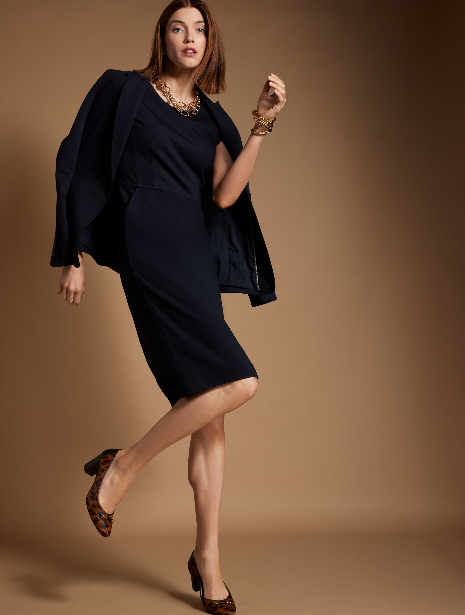 Luxe Italian Knit Dress | Talbots