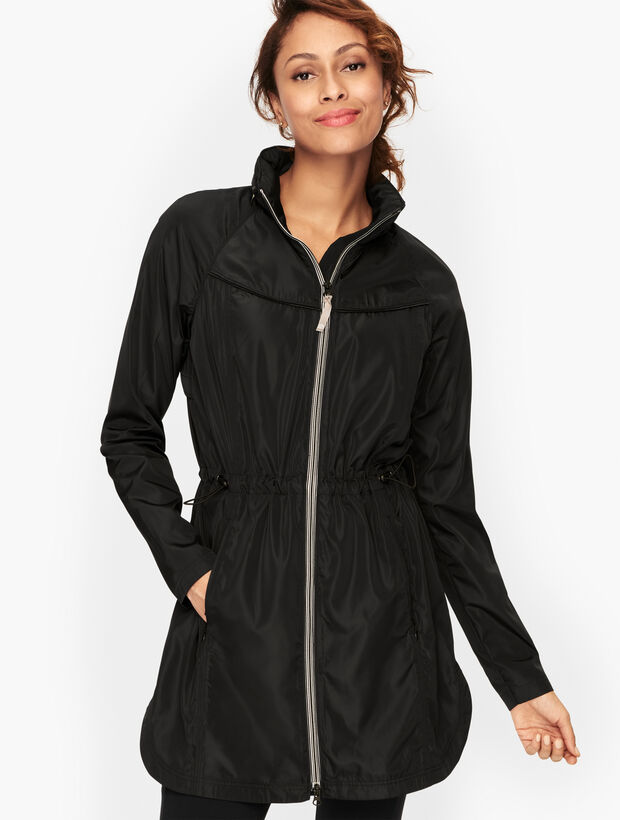 Optional Hood Woven Jacket | Talbots
