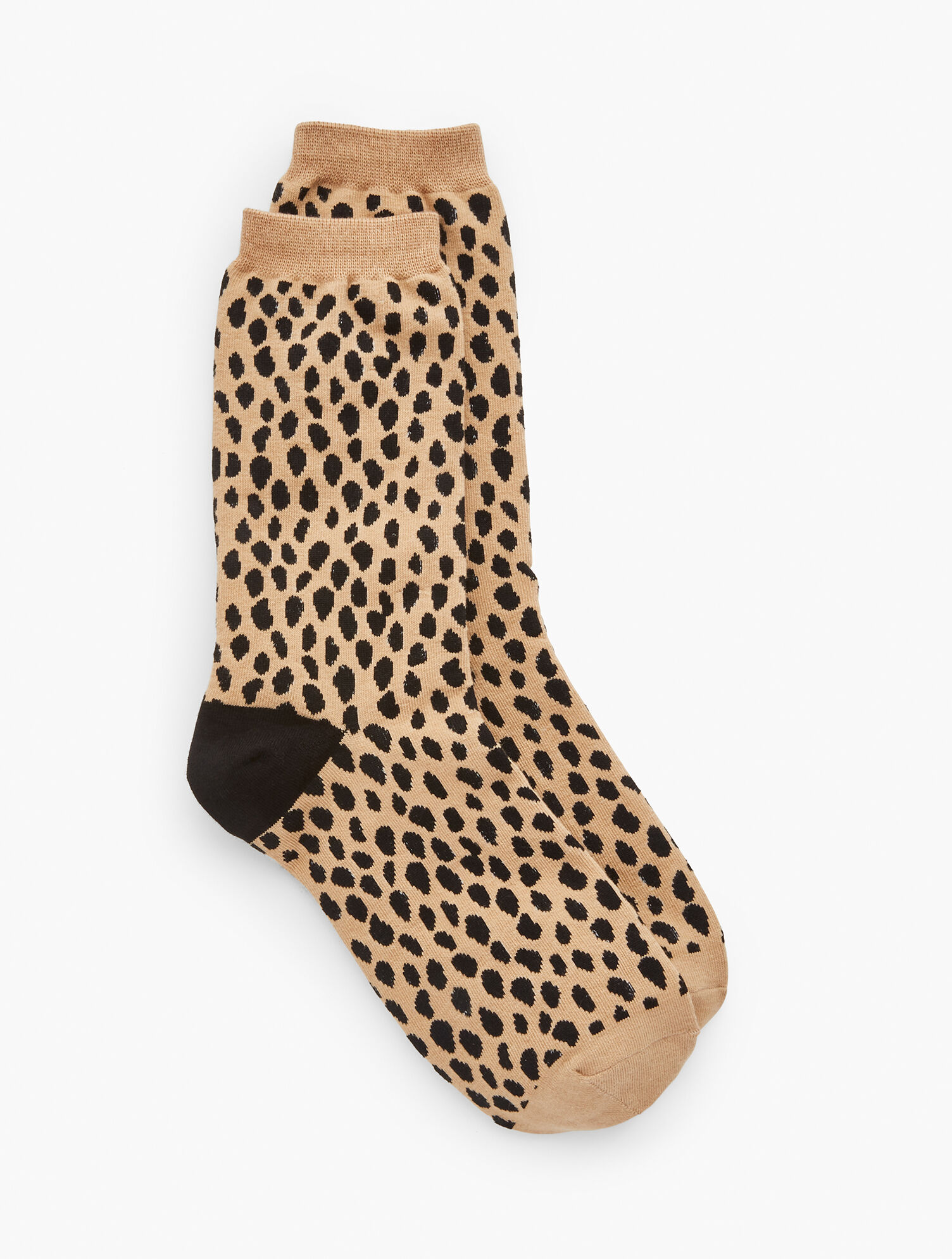 Spotted Leopard Trouser Socks | Talbots