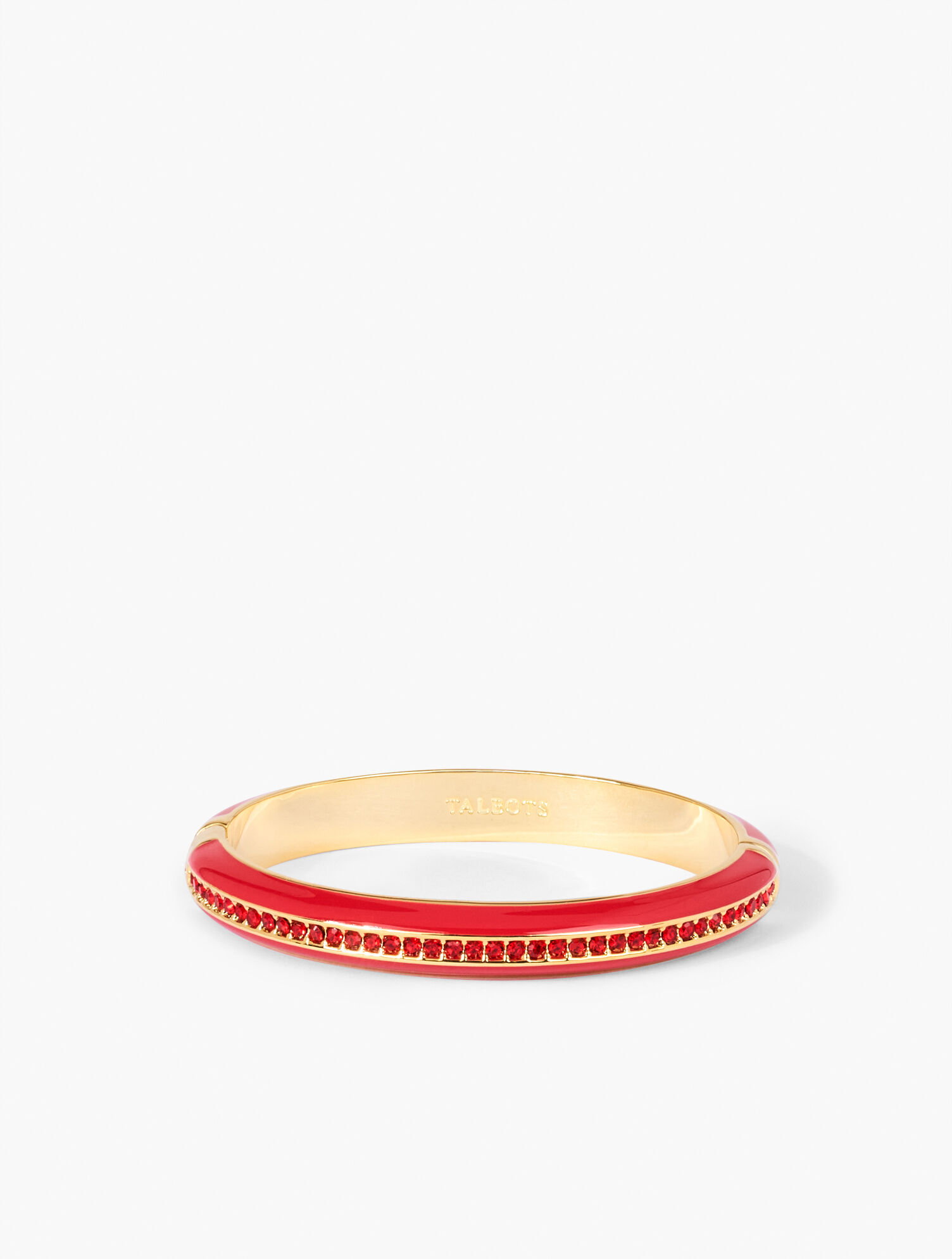 Enamel Pavé Hinge Bangle | Talbots