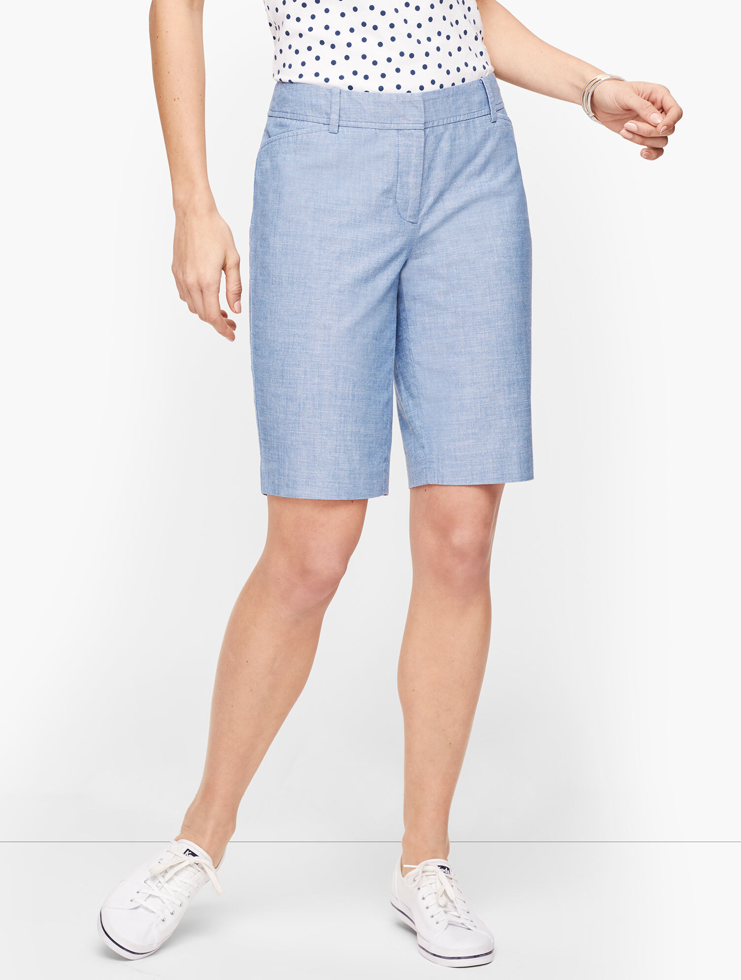 Perfect Shorts - Bermuda - Chambray | Talbots