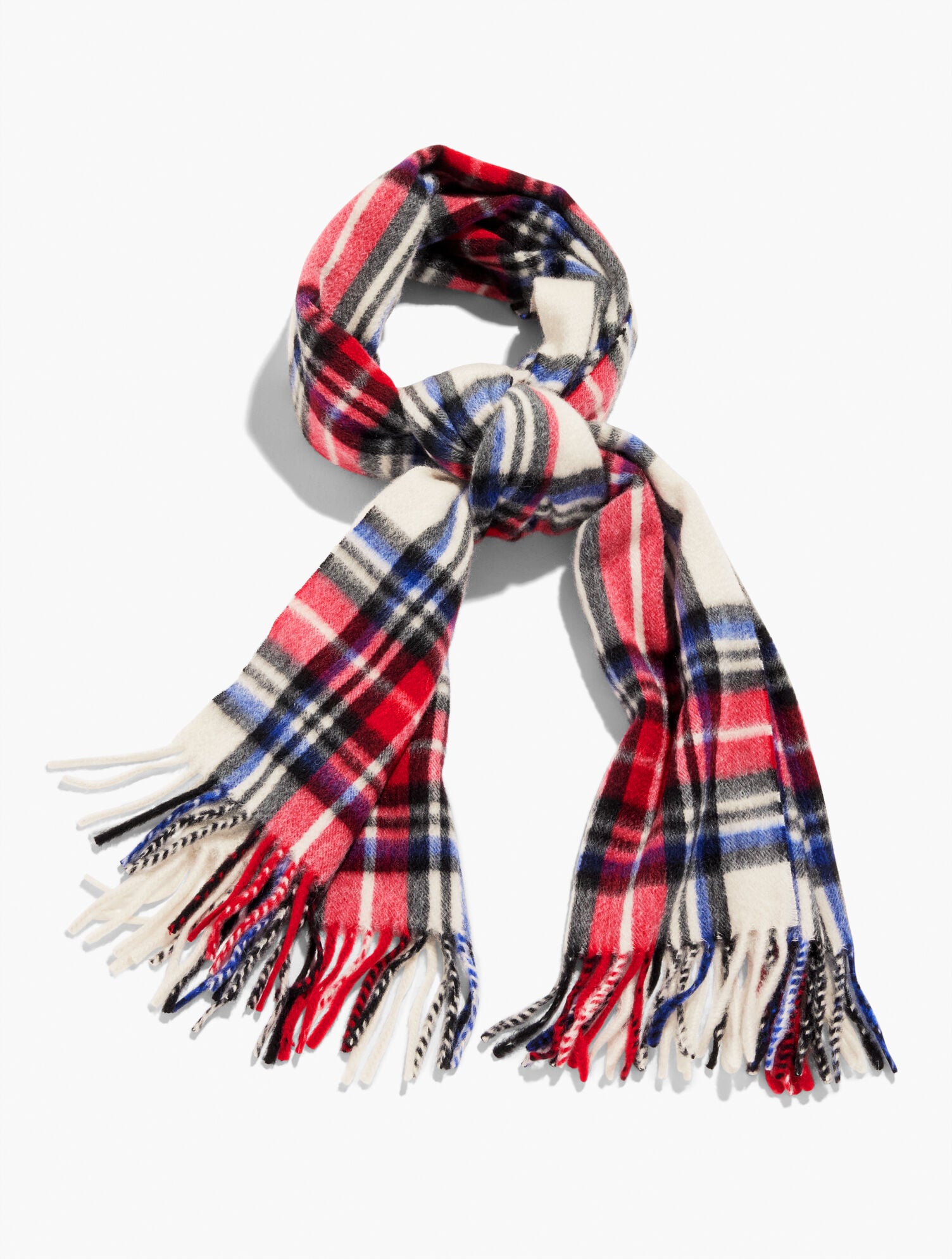 Waterweave Cashmere Scarf - Fireside Plaid | Talbots
