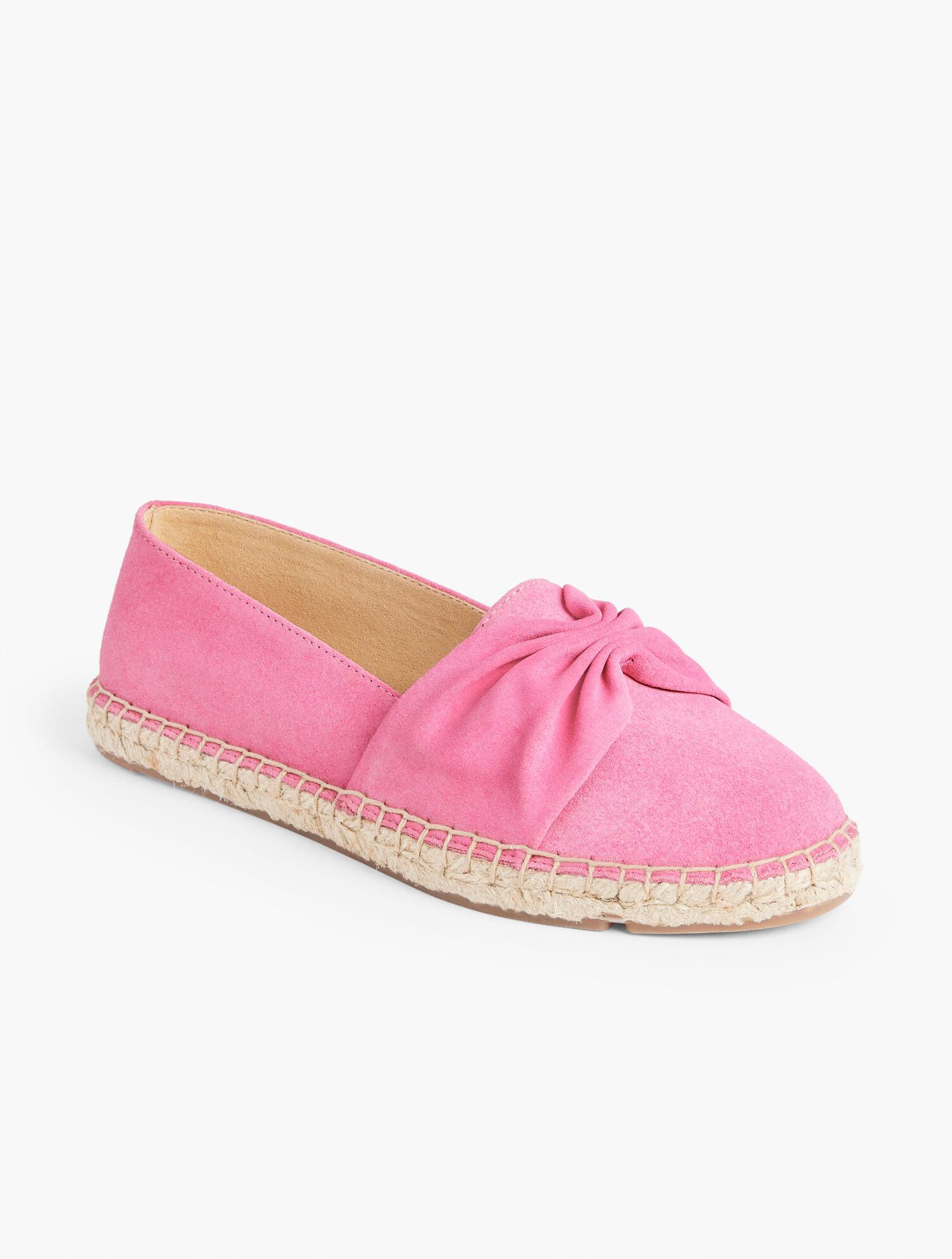 Izzy Cinched Suede Espadrilles | Talbots