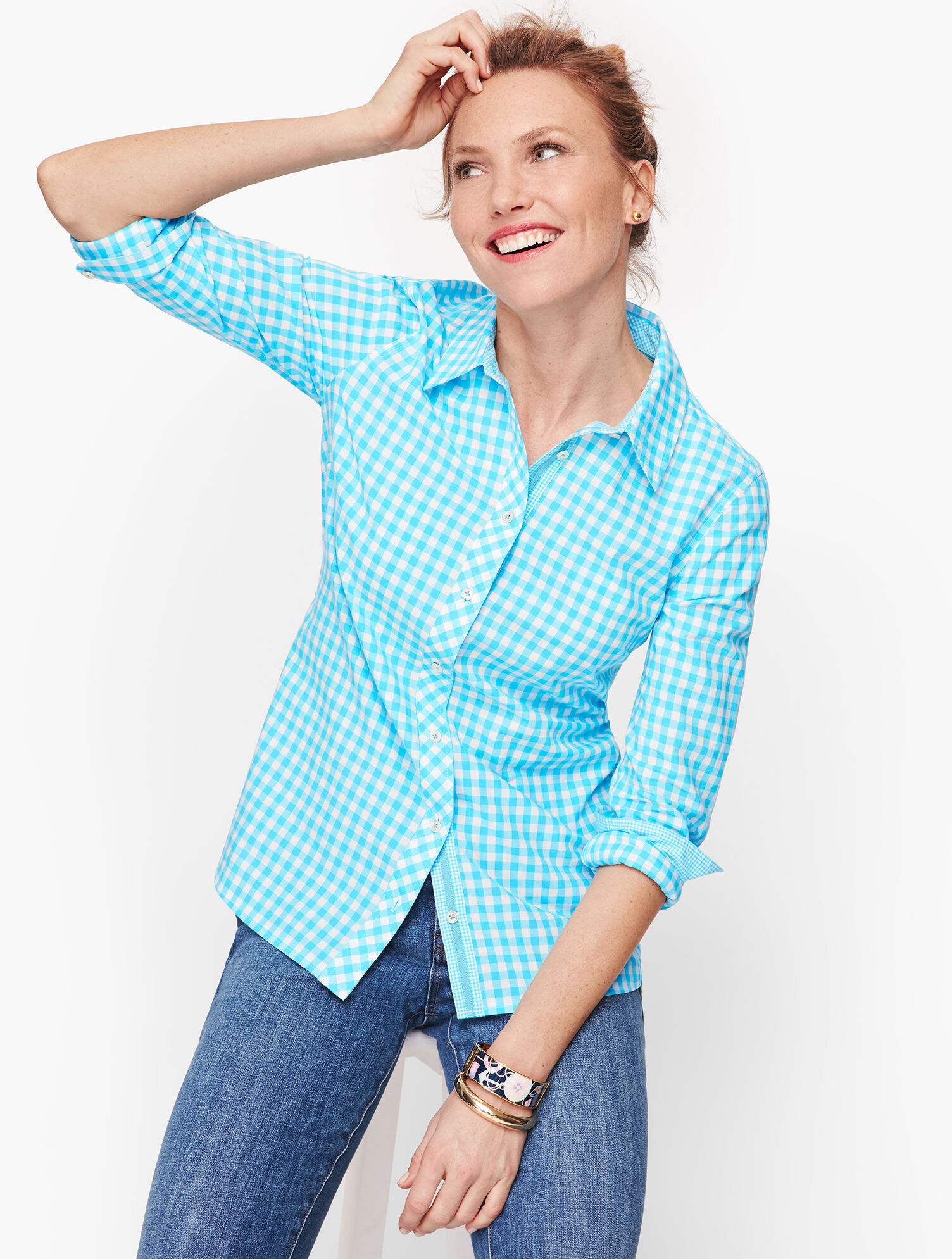 Classic Cotton Shirt - Gingham | Talbots