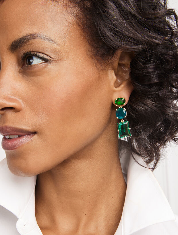 Classic Crystal Statement Earrings | Talbots