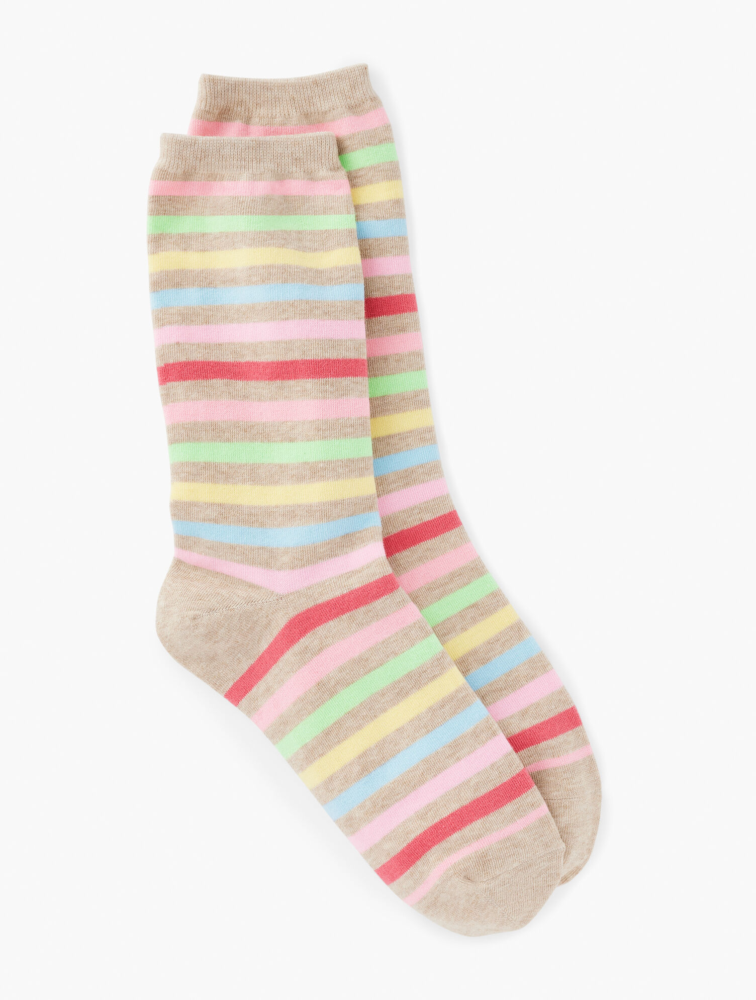 Happy Stripe Trouser Socks | Talbots