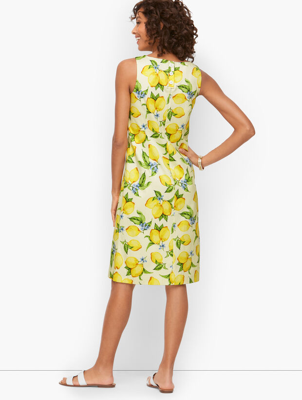 Lemon Blossom Shift Dress | Talbots