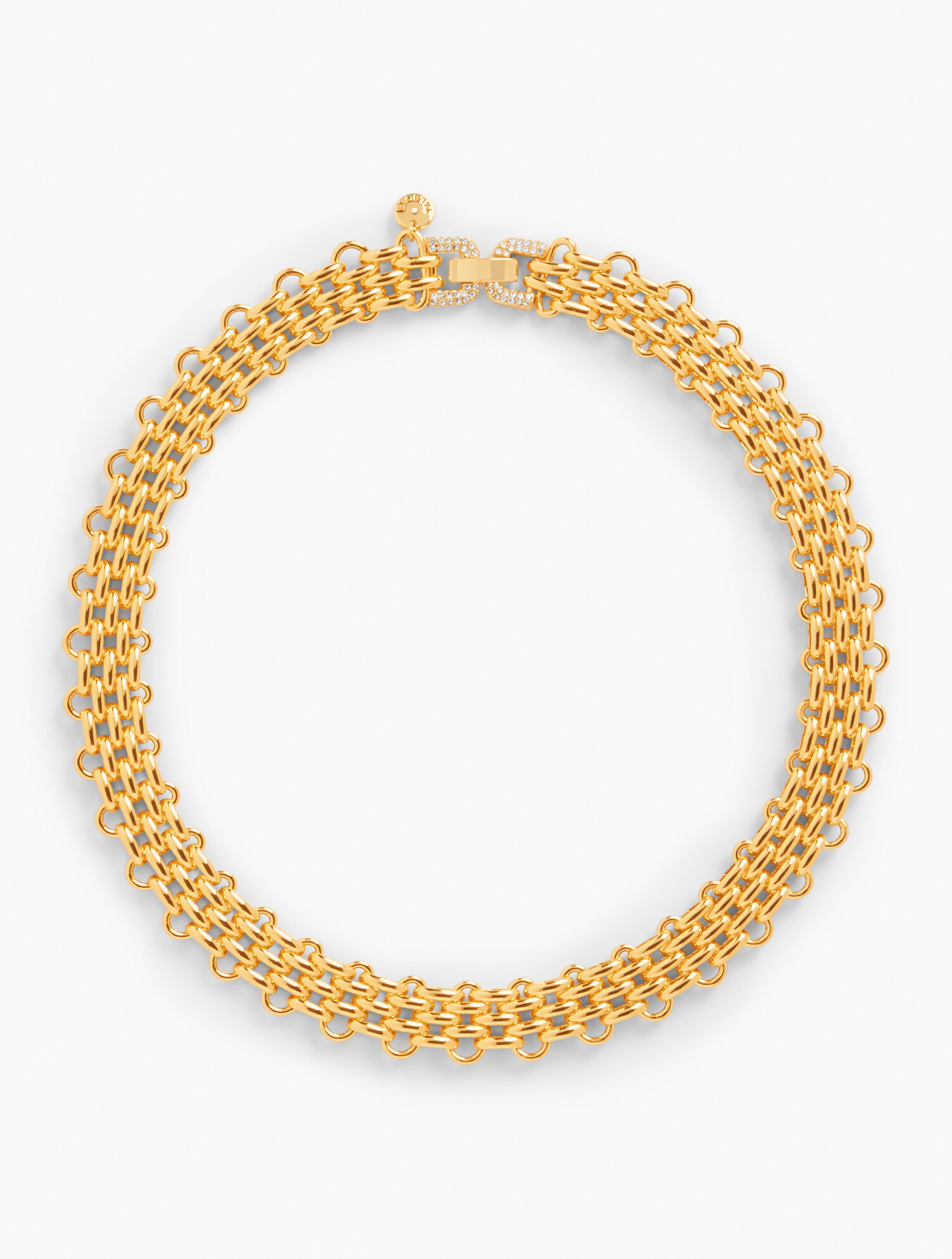 Watch Band Chain Statement Necklace | Talbots