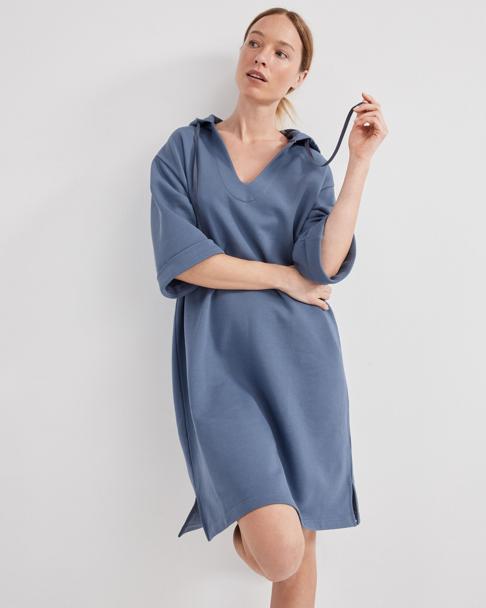 Organic Cotton French Terry Hooded Dress | Haven Well Within