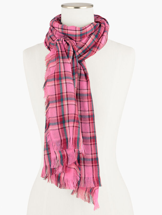 Pretty Plaid Oblong Scarf | Talbots