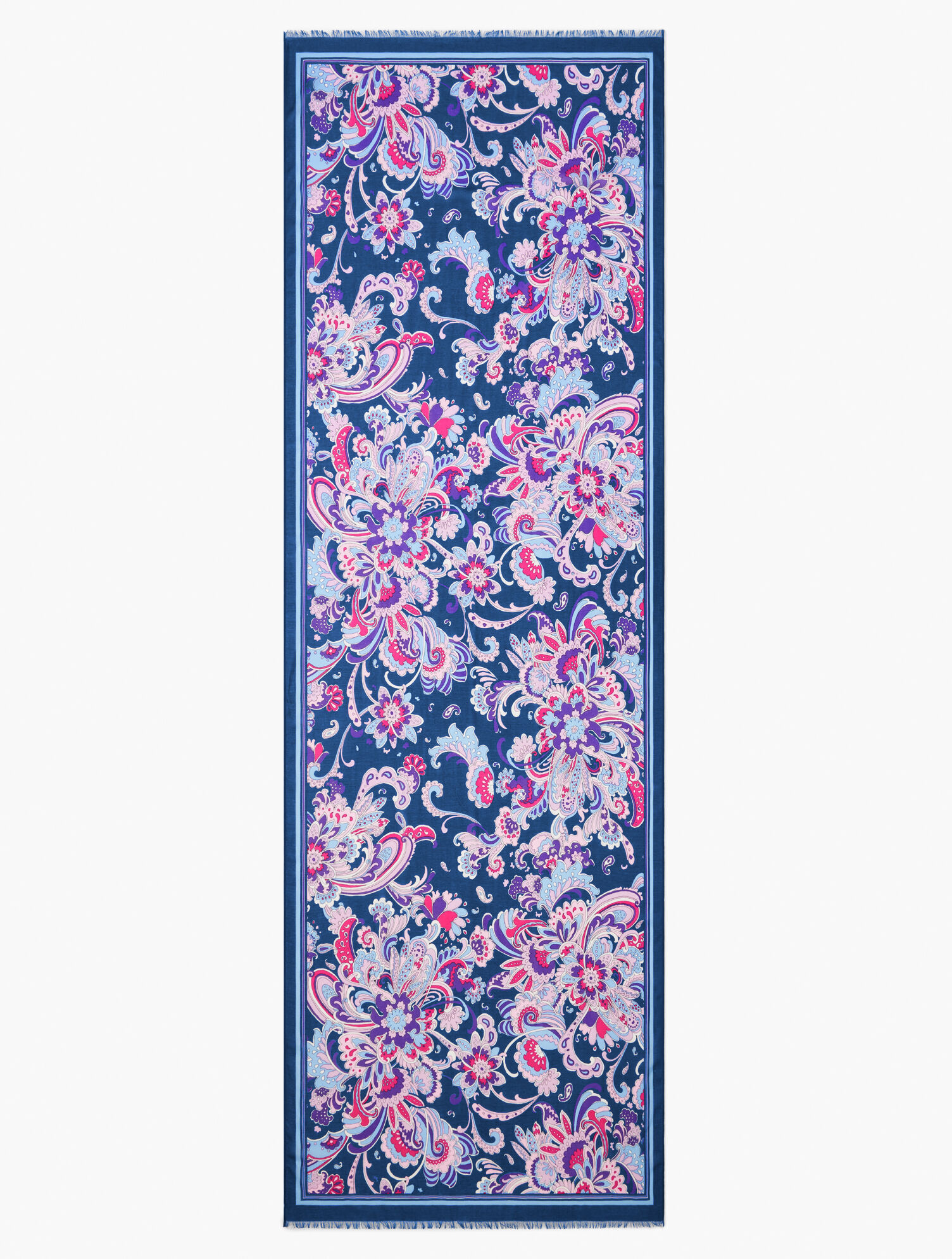 Swirl Floral Oblong Scarf | Talbots