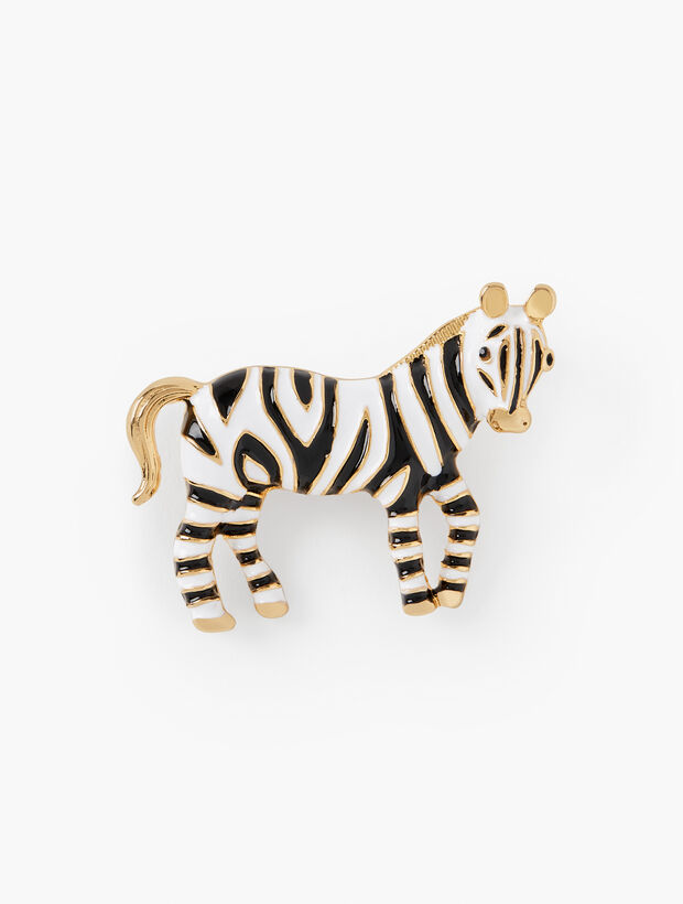 Zebra Brooch | Talbots