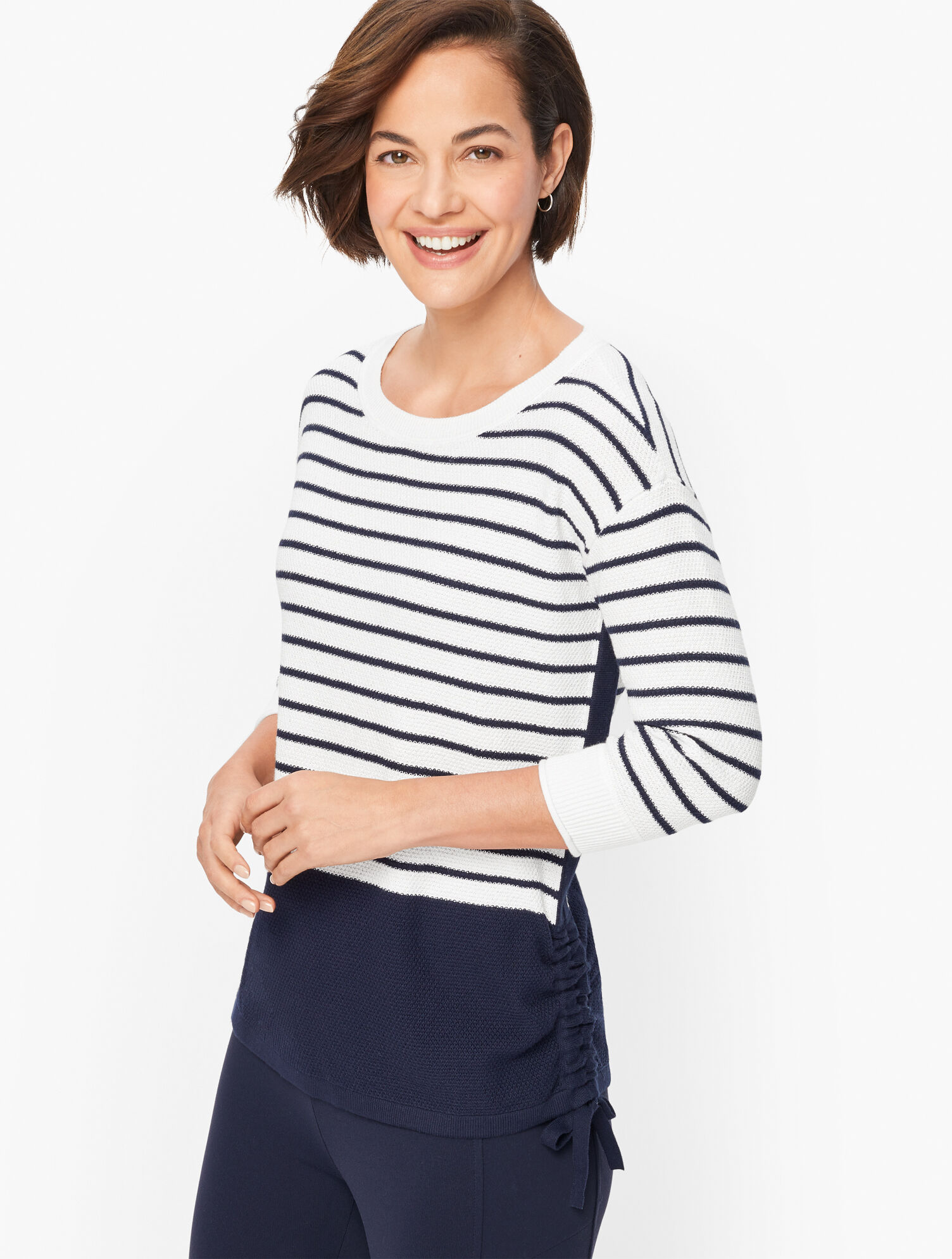 Striped COOLMAX® Sweater | Talbots