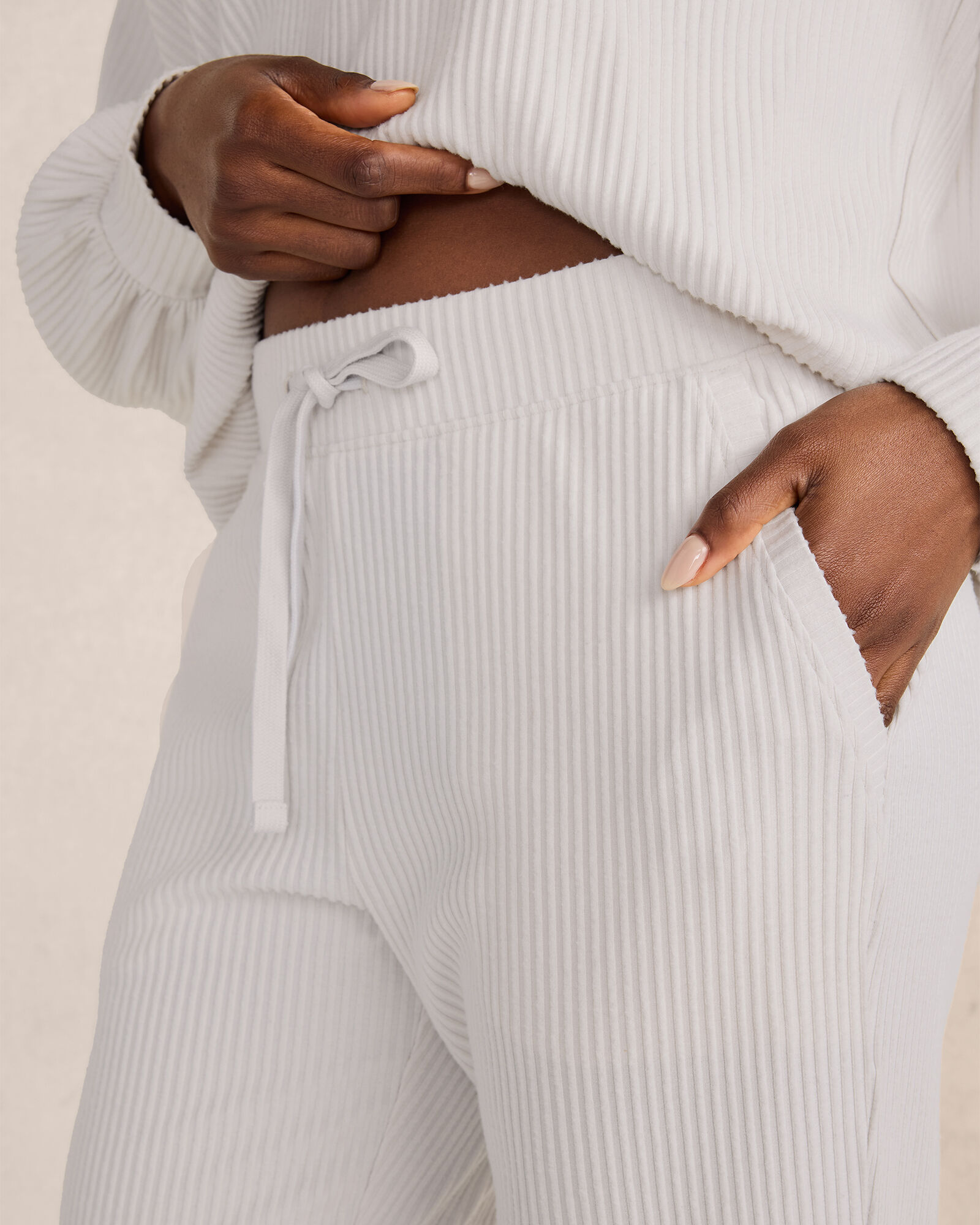 Ottoman Rib Joggers | Haven Well Within