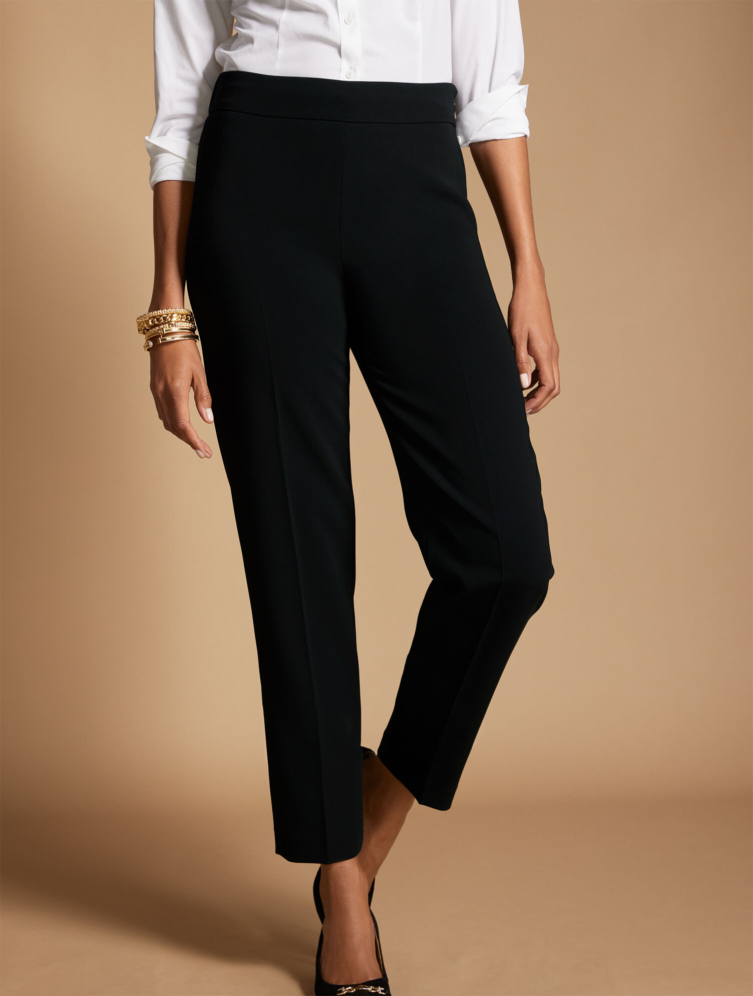 Easy Travel Slim Ankle Pant | Talbots