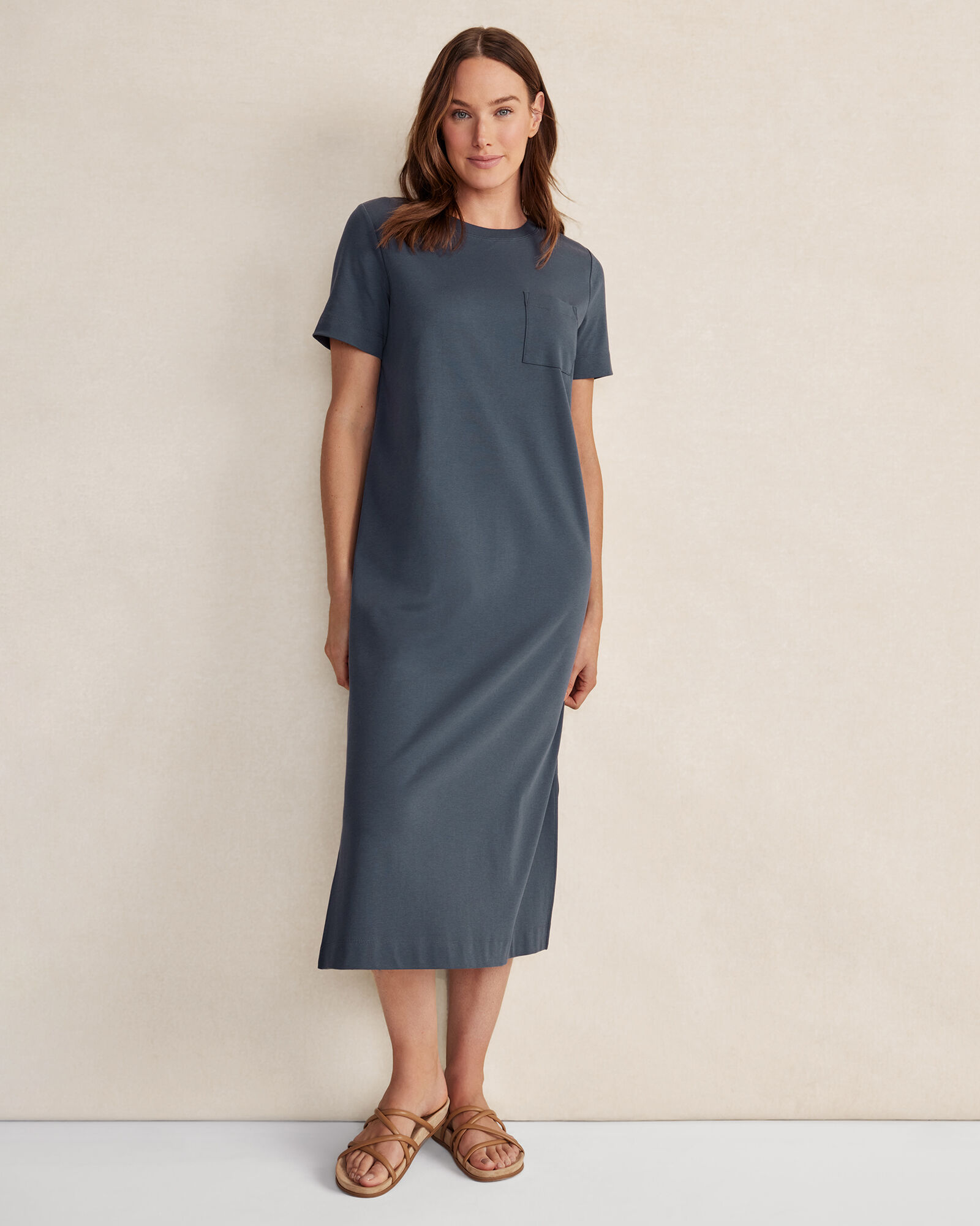 Organic Cotton Interlock T-Shirt Dress | Haven Well Within
