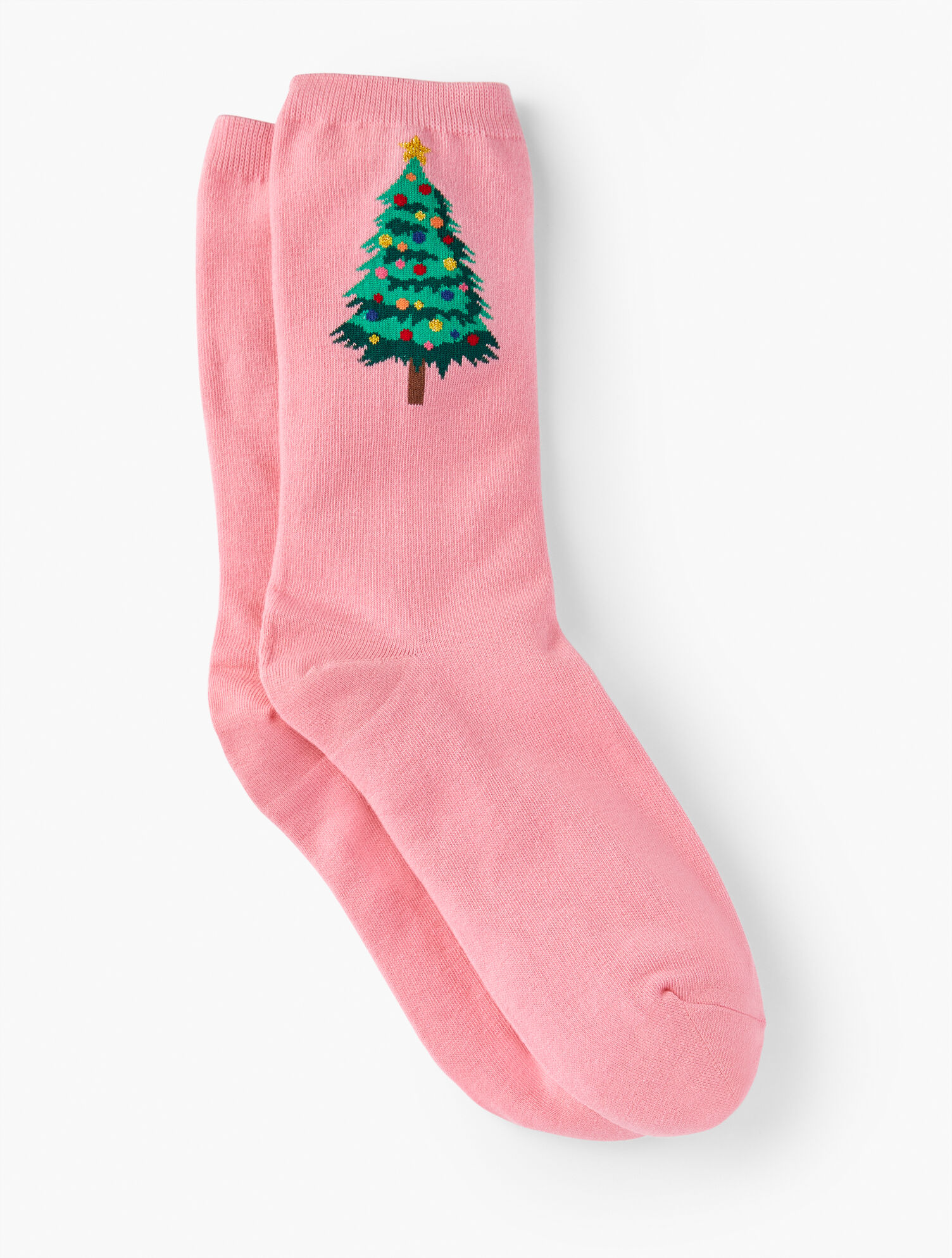 Festive Tree Trouser Socks | Talbots