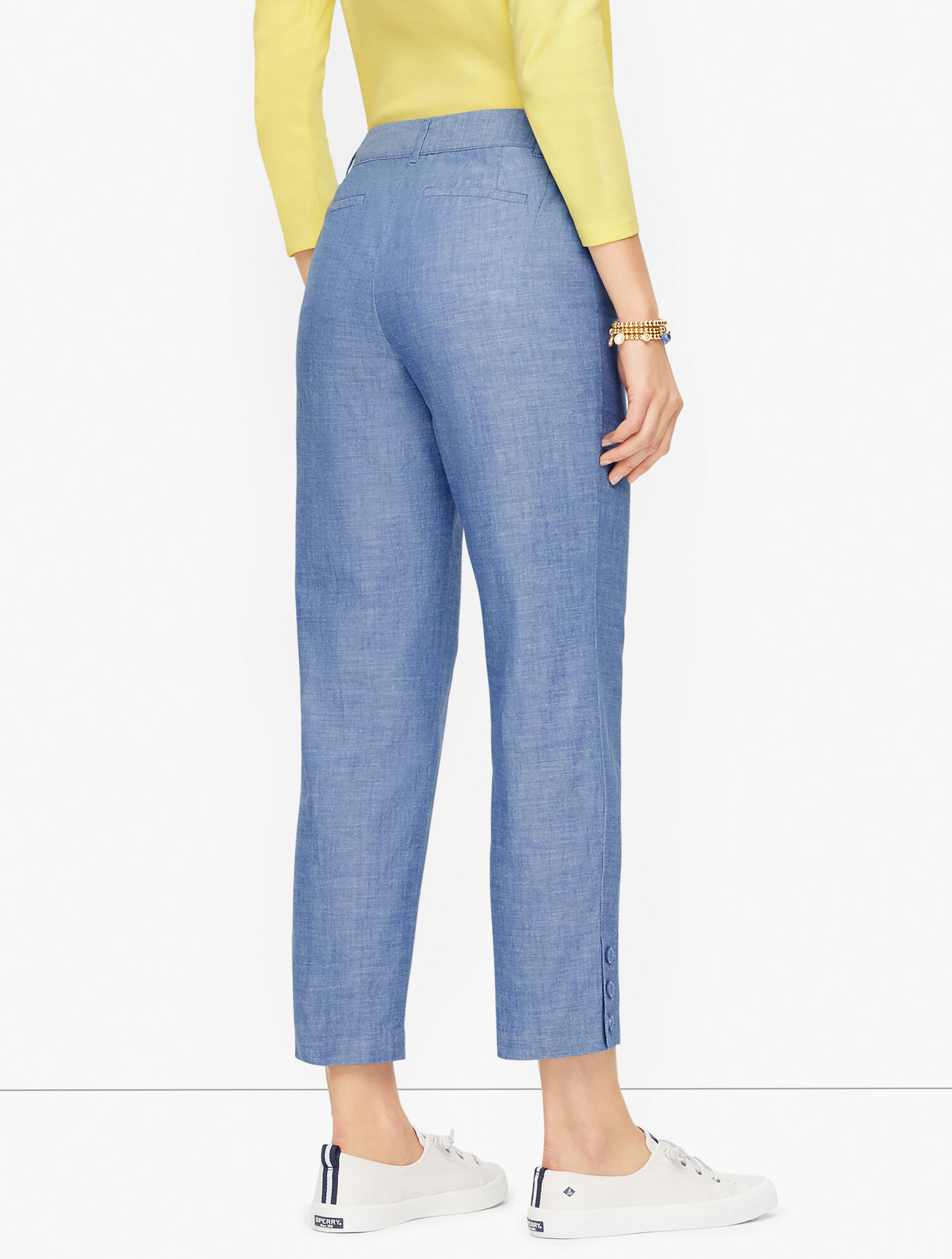 Perfect Crops - Chambray | Talbots