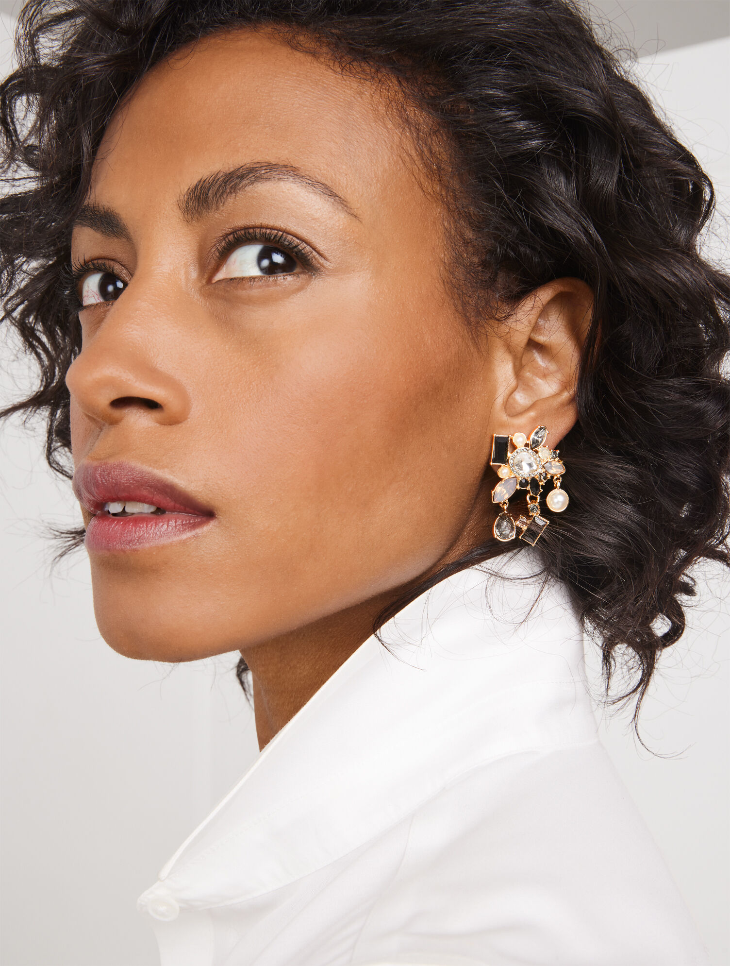 Holiday Crystal Statement Earrings | Talbots