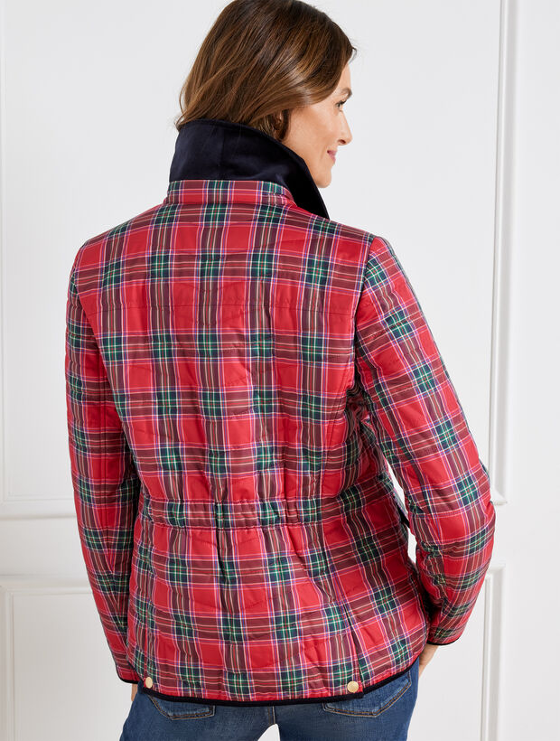 Quilted Jacket - Snowflake Plaid | Talbots