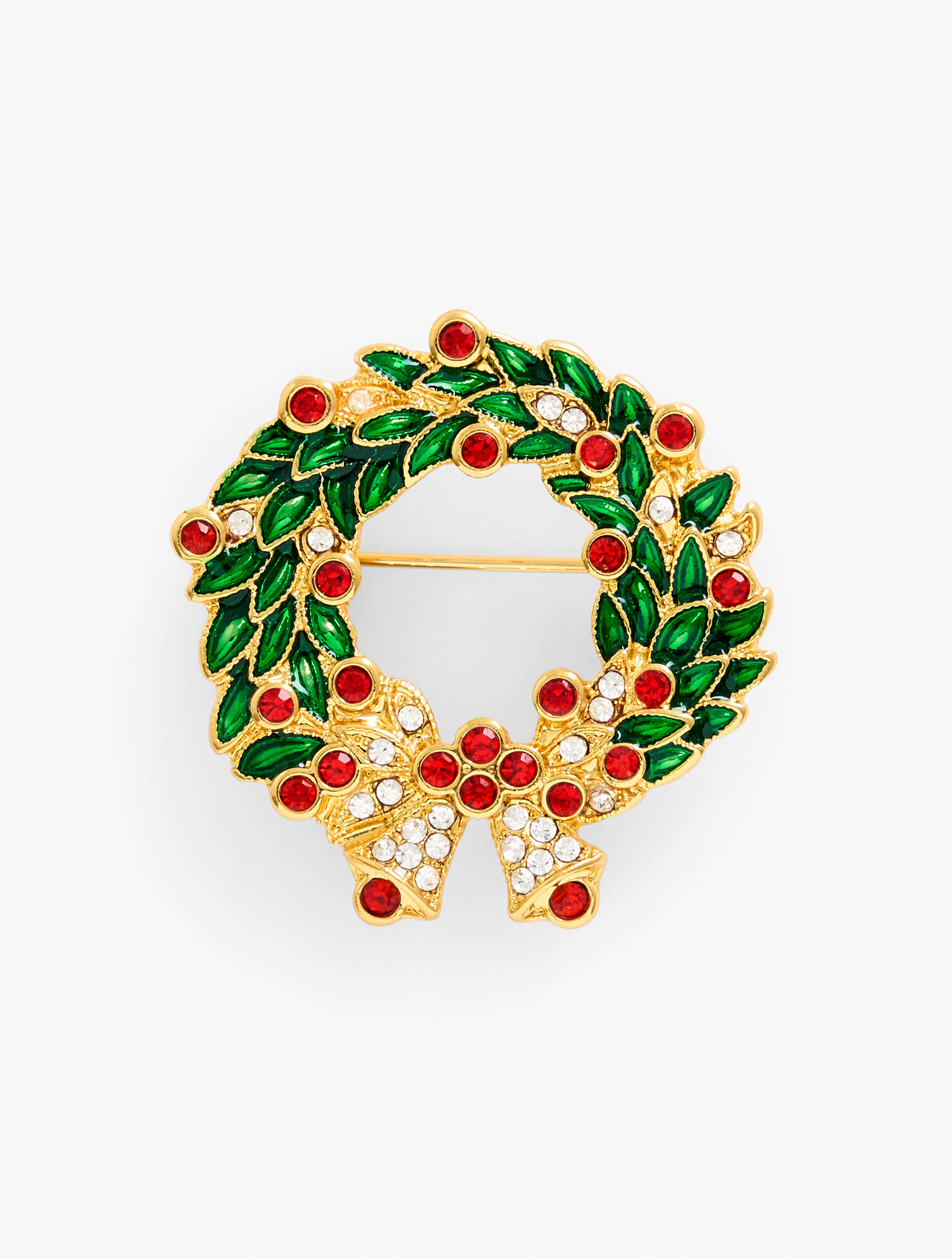 Holiday Wreath Brooch | Talbots