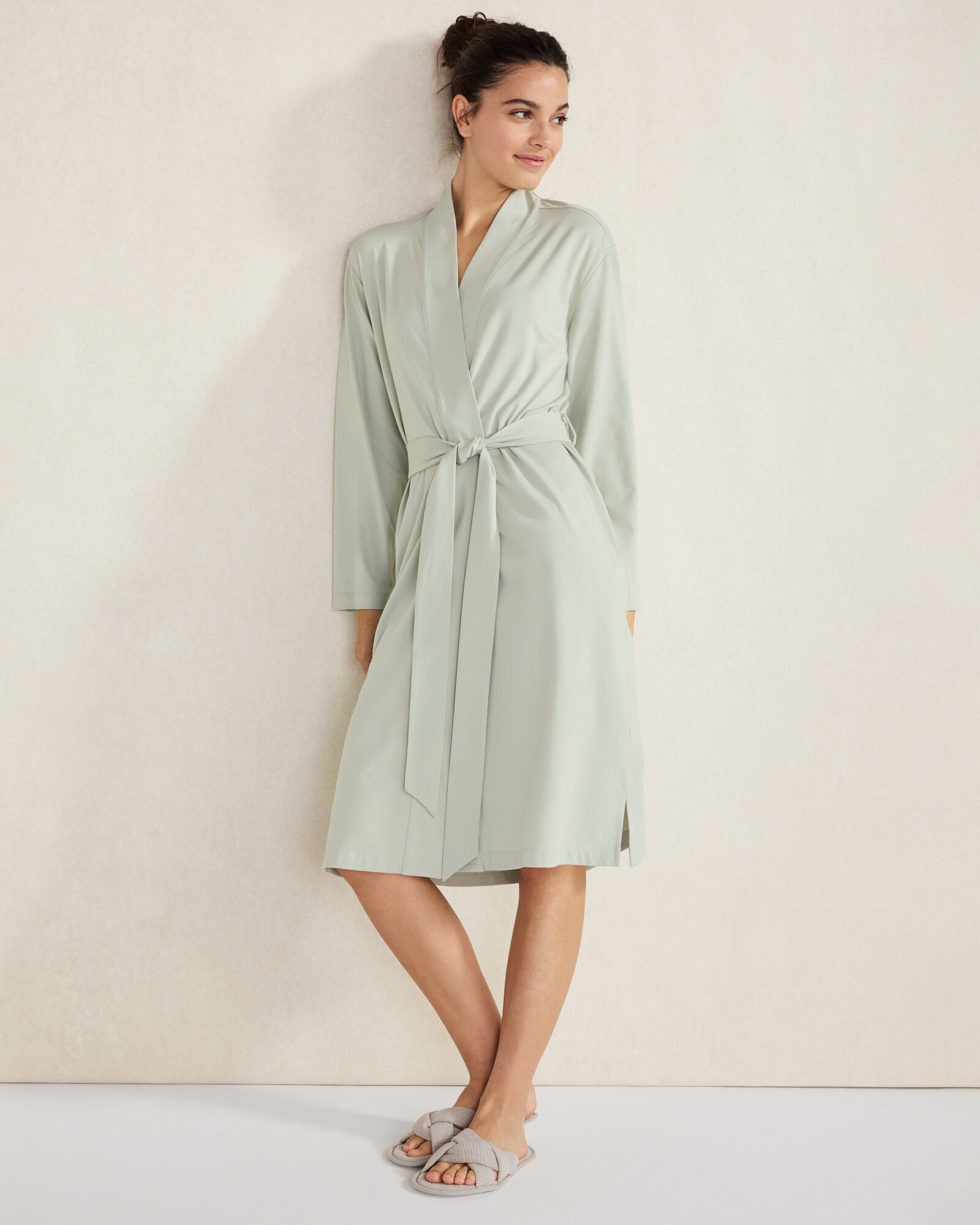 Organic Cotton Jersey Robe | Haven Well Within