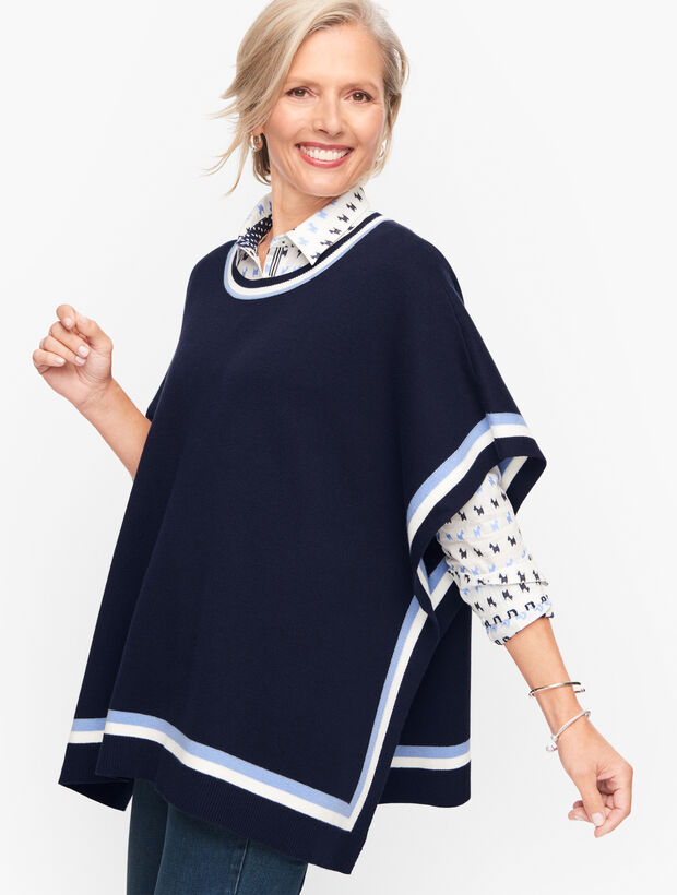 Crewneck Poncho | Talbots