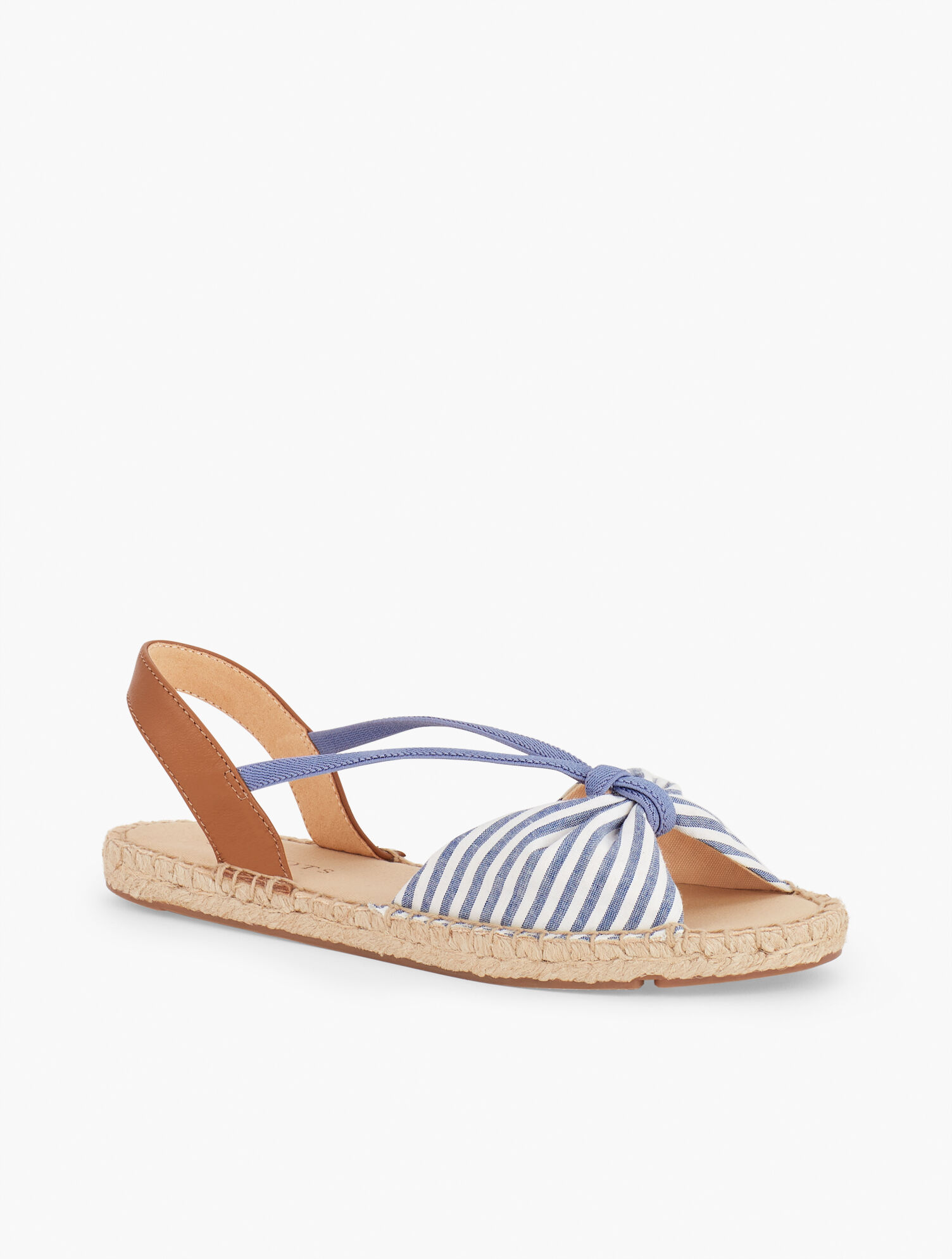 Ilyssa Seersucker Espadrille Sandals | Talbots