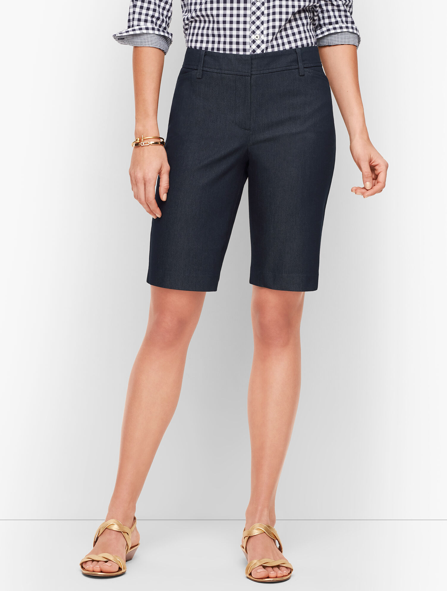 Perfect Shorts -Bermuda - Polished Denim | Talbots