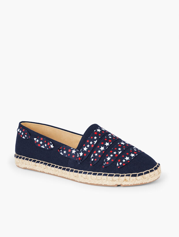Izzy Ribbon Canvas Espadrilles | Talbots